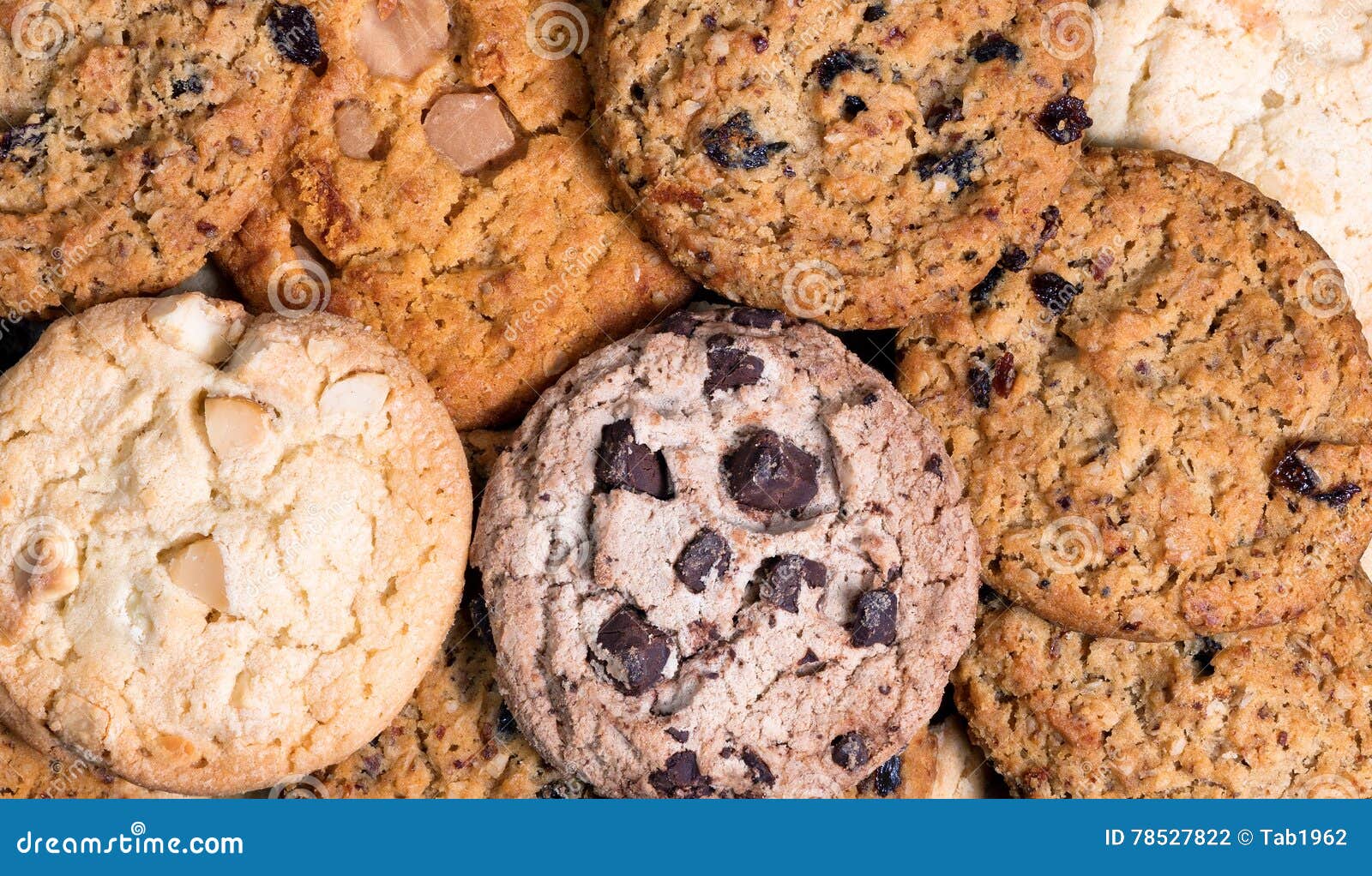 Variety Of Cookies In Filled Frame Layout Stock Photography ...