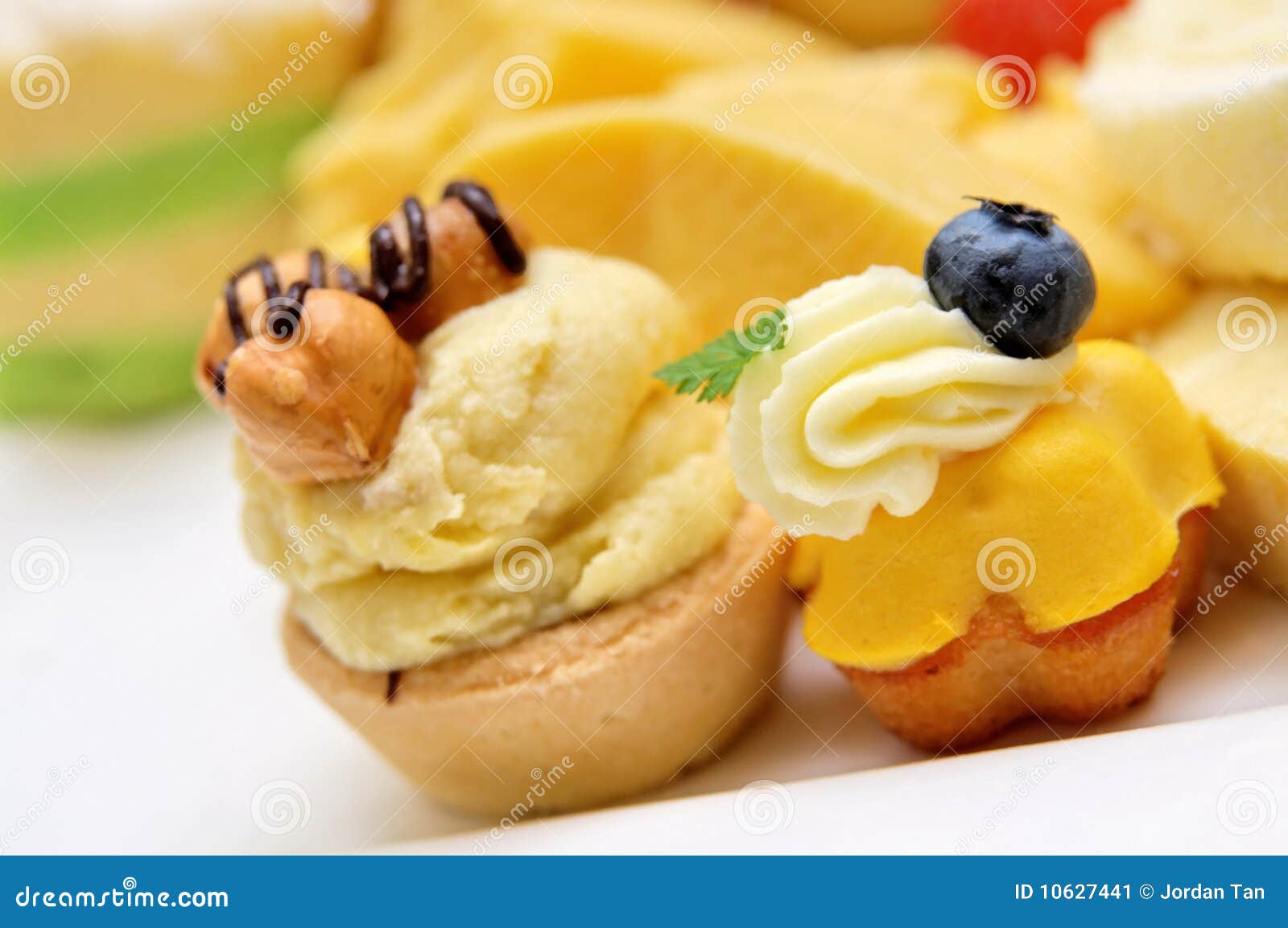 Variety of Delicious Desserts and Pastries Stock Image - Image of ...