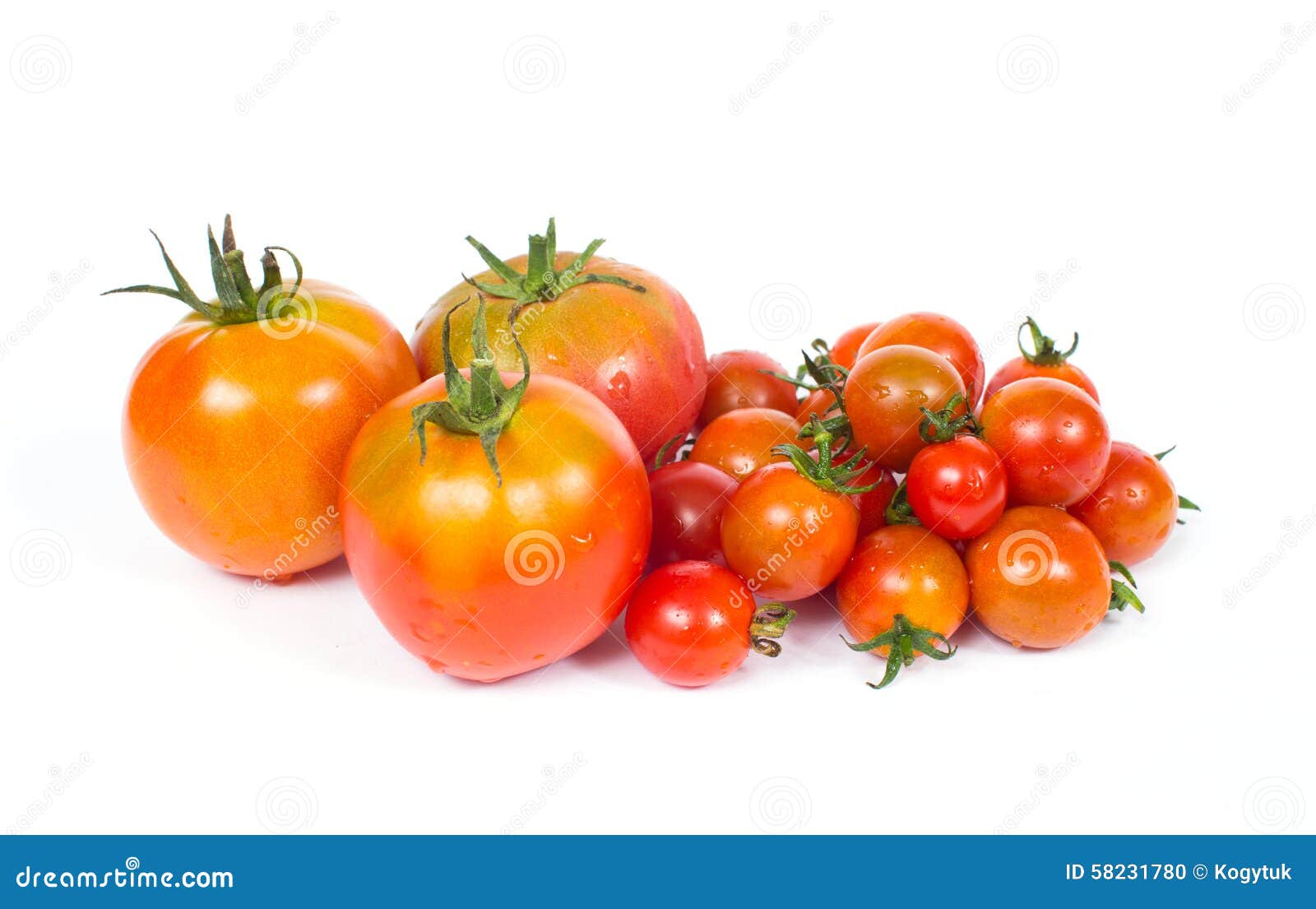 Variety of Different Colour Tomatoes Stock Photo - Image of drop ...