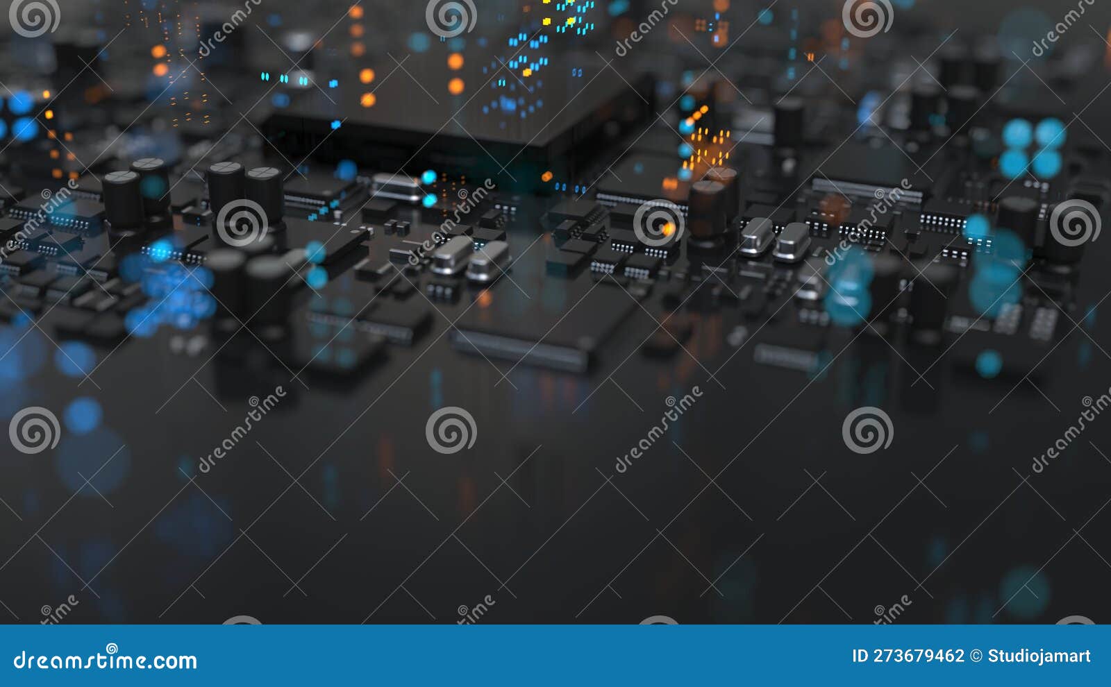 The Variety of Different Types of Chips and Electronic Components Stock ...