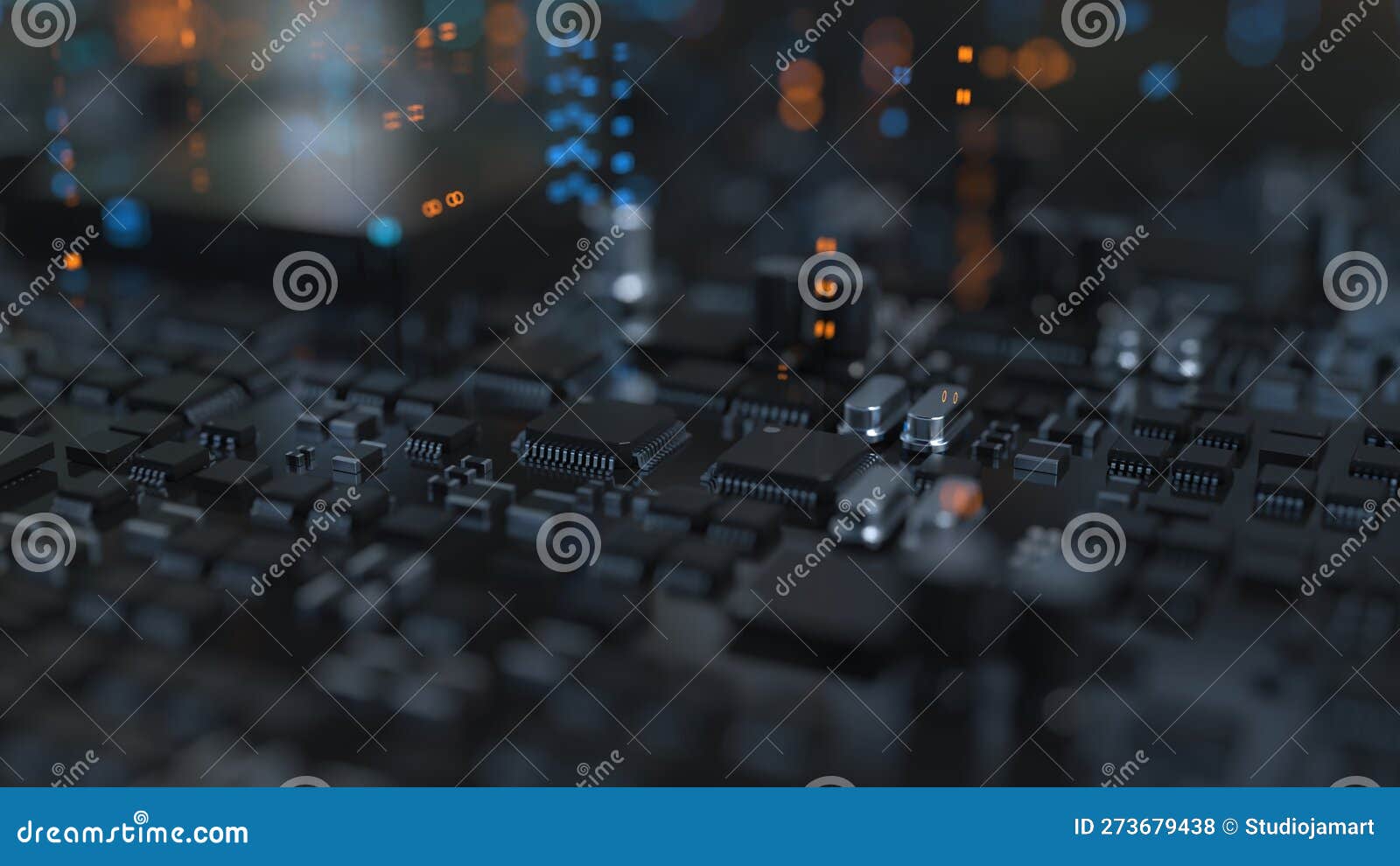 The Variety of Different Types of Chips and Electronic Components Stock ...