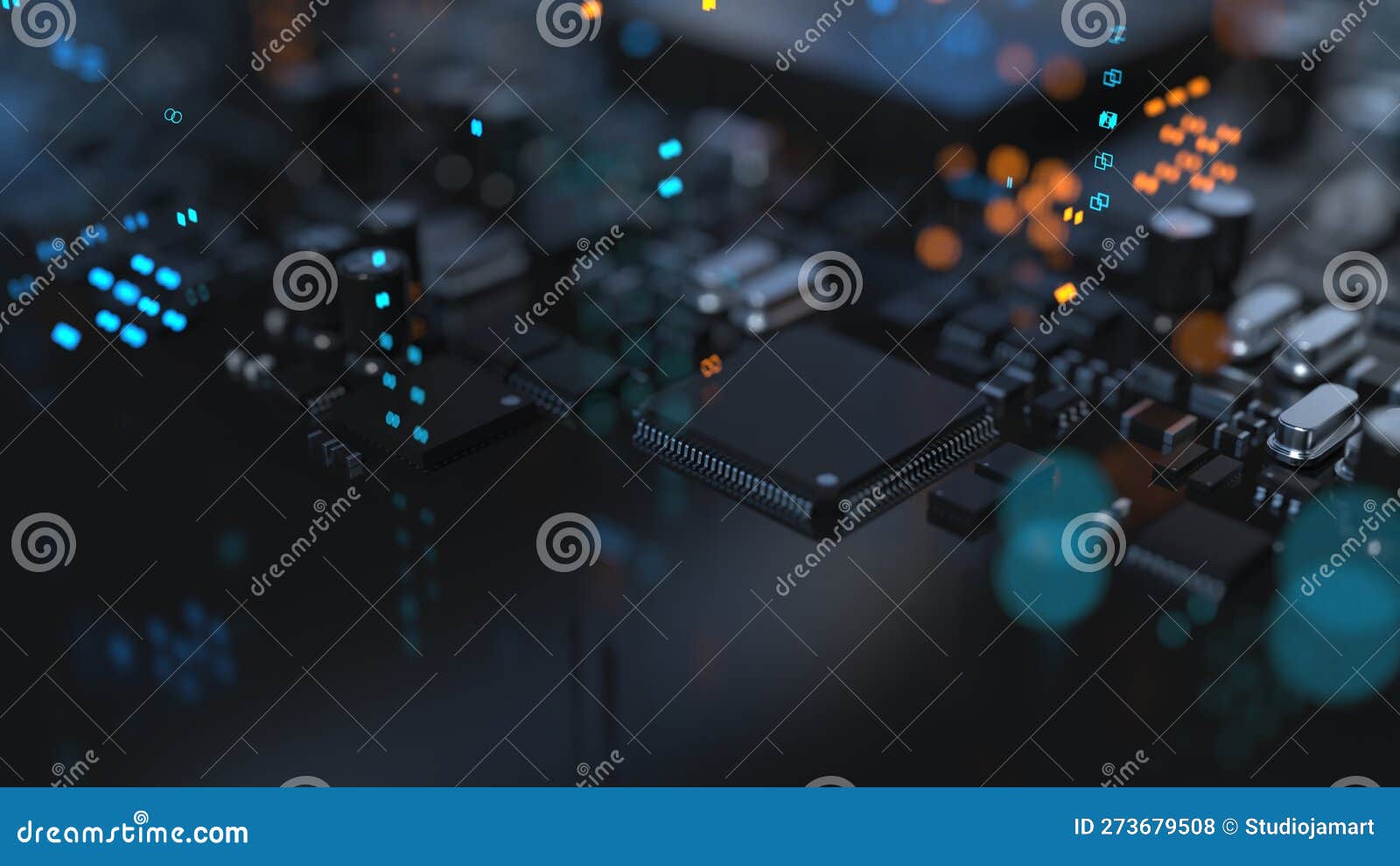 The Variety of Different Types of Chips and Electronic Components Stock ...