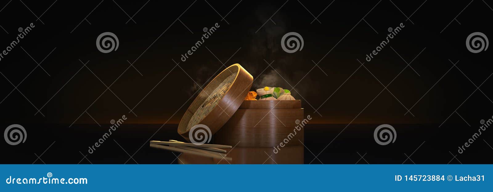 Variety of Dim Sum in Bamboo Steam Containers. 3d Rendering Stock ... Variety of Dim Sum in Bamboo Steam Containers. 3d Rendering Stock ...