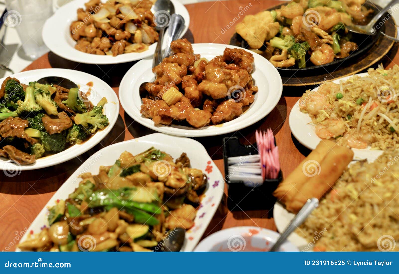 A variety of dishes stock image. Image of dishes, varieties - 231916525
