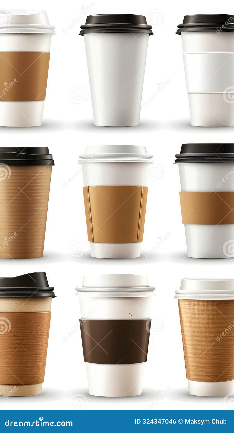 Variety of Disposable Single Use Coffee Cups for Hot Drinks, Eco ...