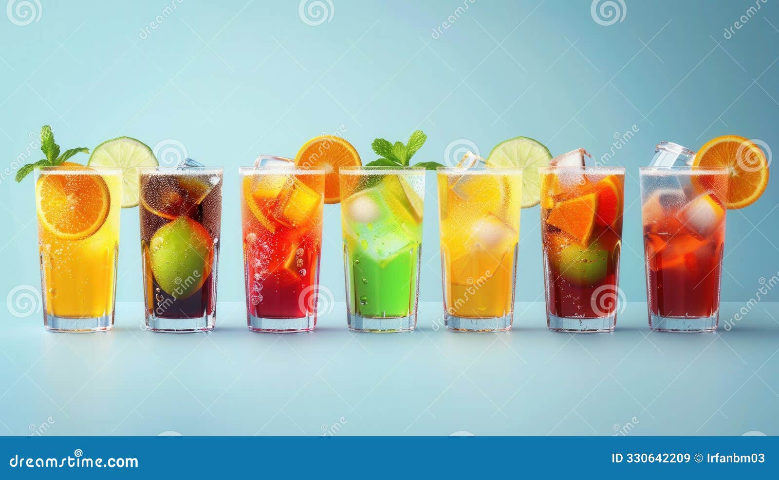 Variety of Drinks in a High Detailed Store Concept Stock Image - Image ...