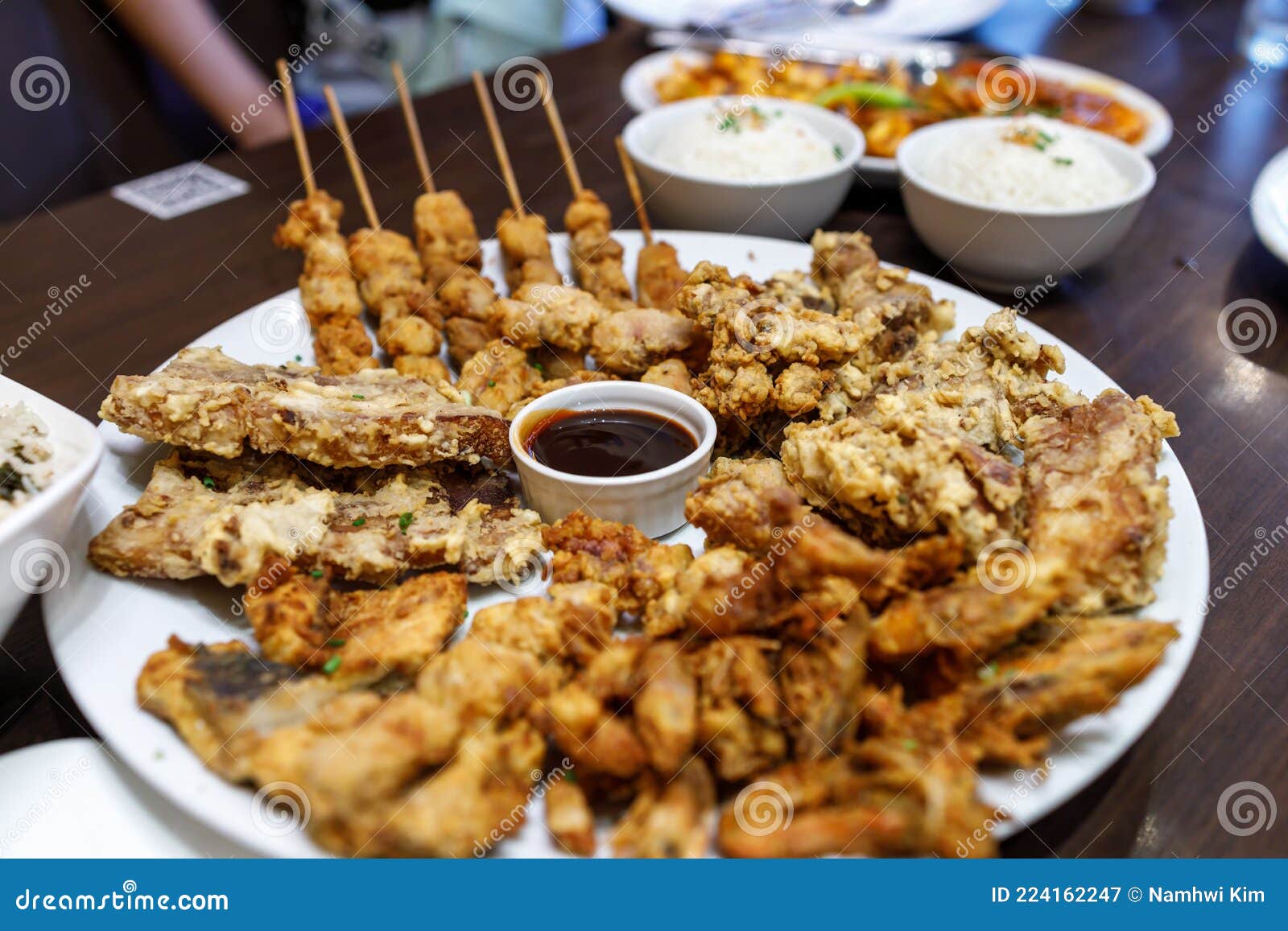 Variety of Filipino Food on the Table Stock Image - Image of fork ...