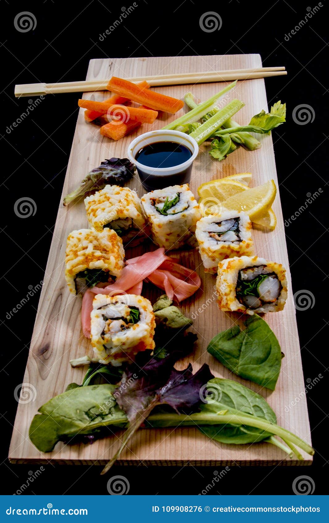 Variety Of Foods With Chopsticks Picture. Image: 109908276