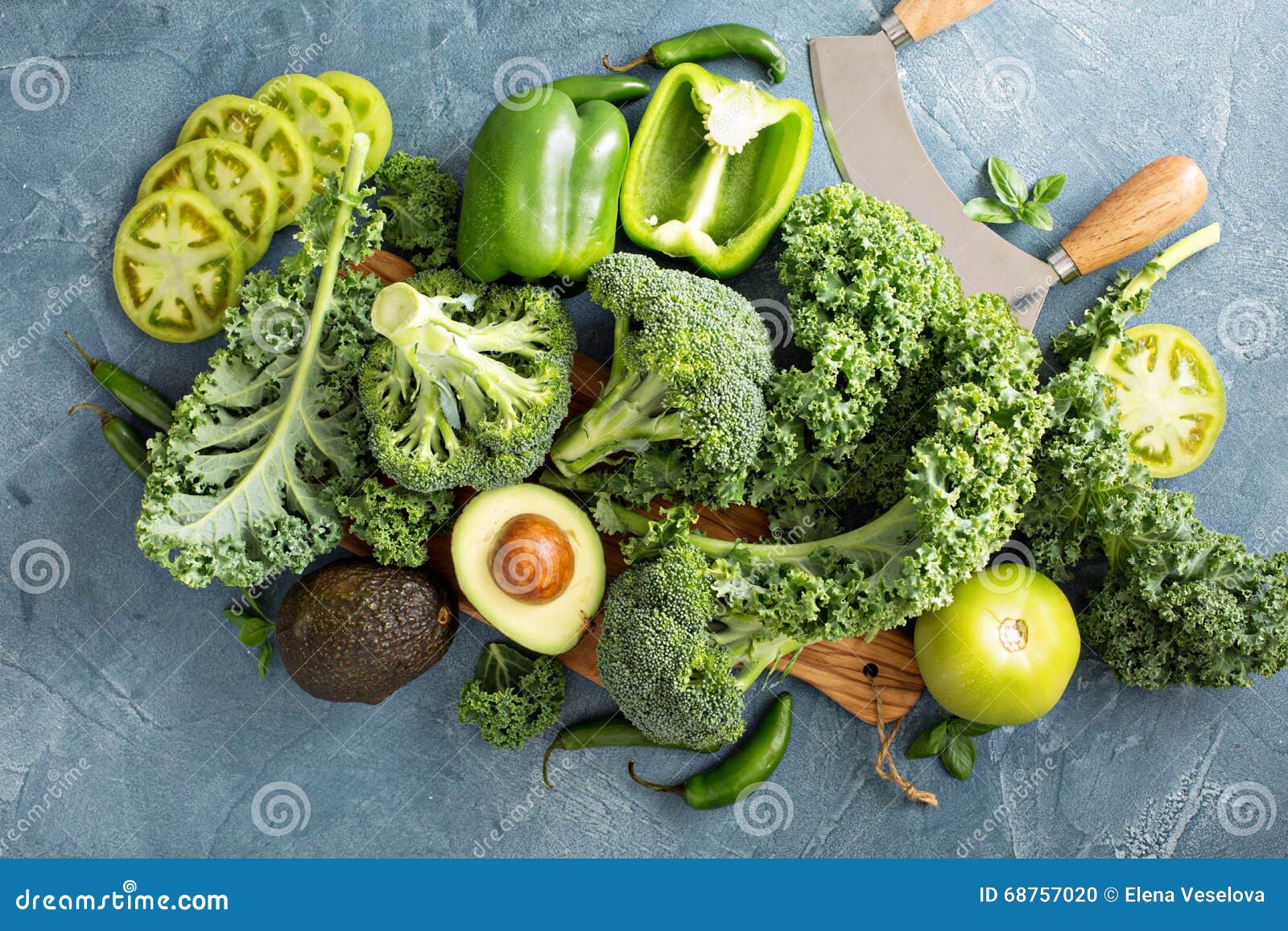 Variety of Green Vegetables Stock Photo - Image of life, color: 68757020