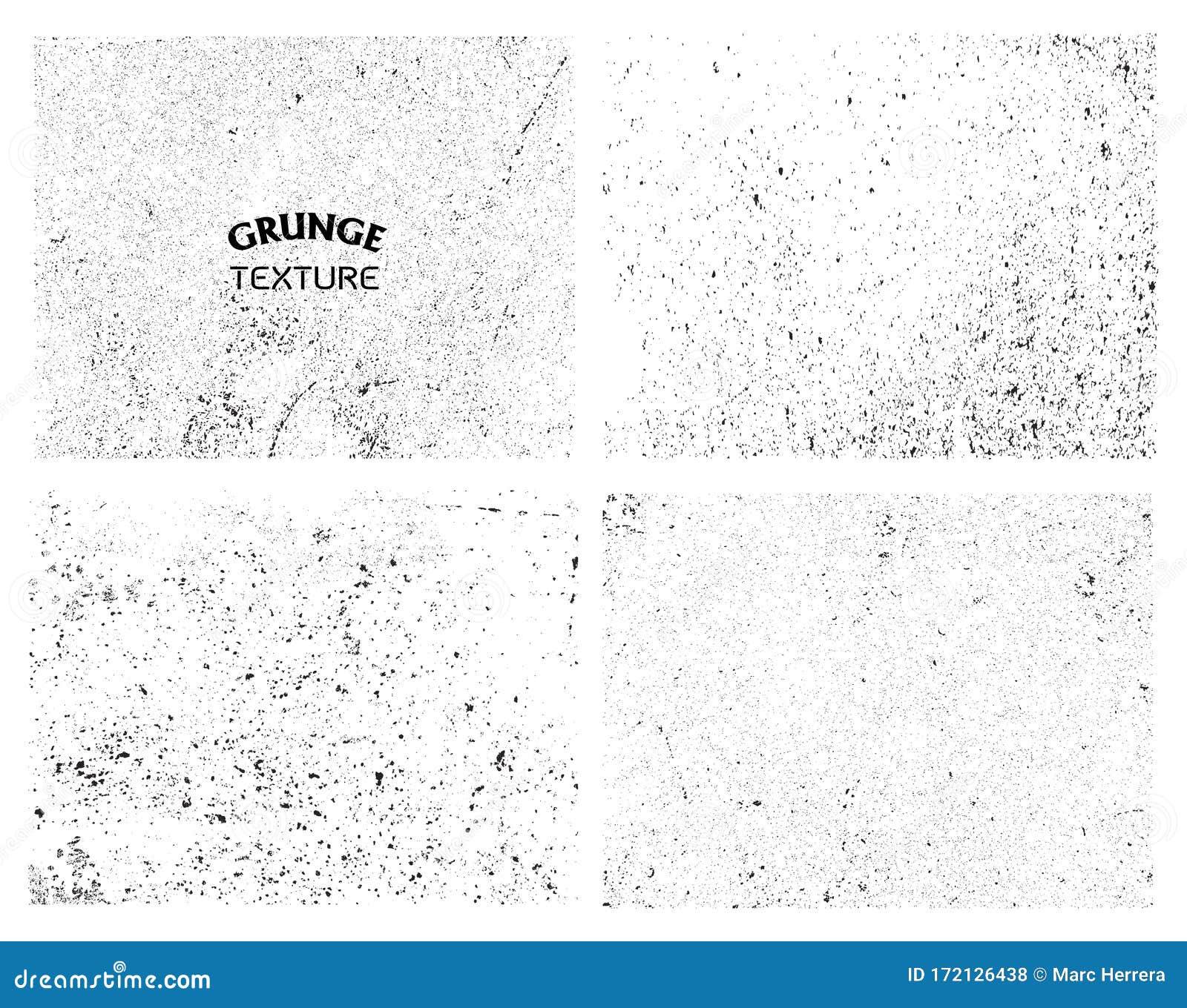 Variety of Grunge Textures Set Stock Vector - Illustration of wallpaper ...