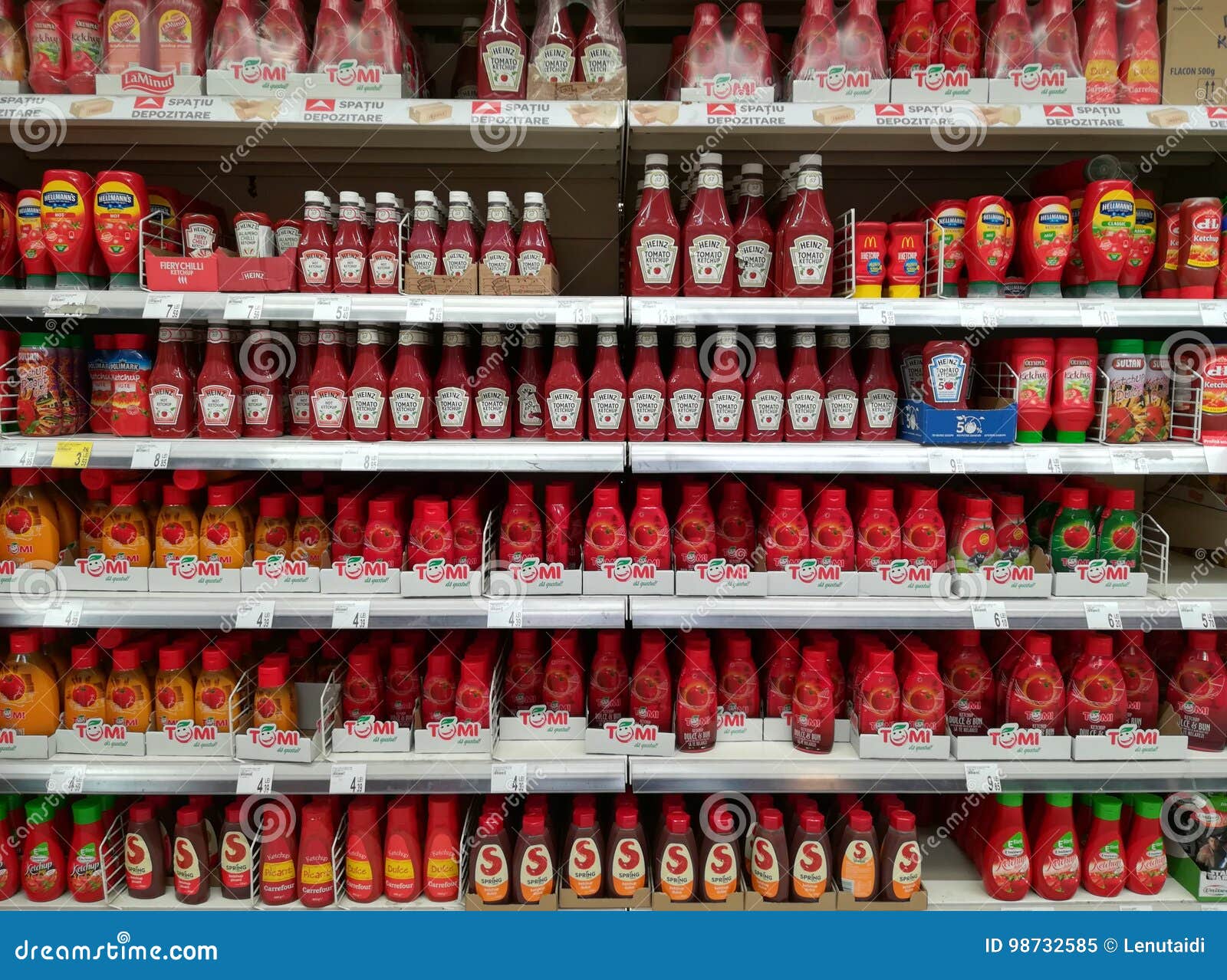 Variety of ketchup editorial image. Image of ingredient - 98732585