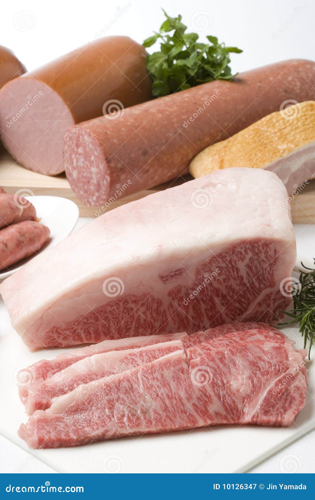 A variety of Meats stock image. Image of pork, food, japanese - 10126347
