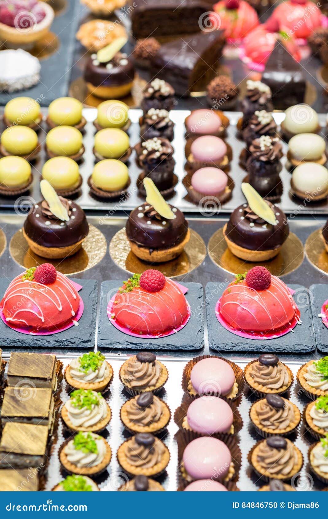 Variety of mini desserts stock photo. Image of mini, soft - 84846750