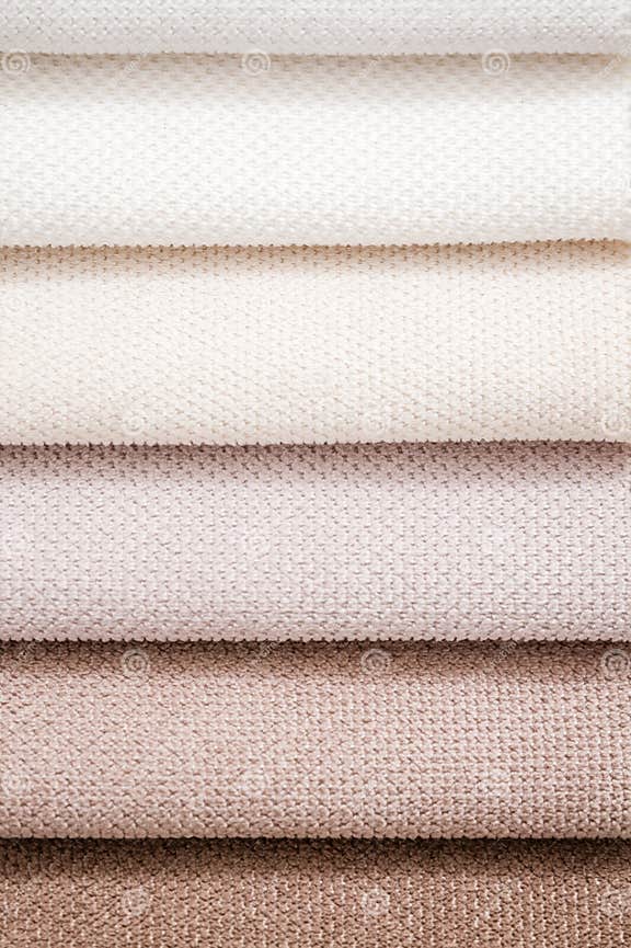 Variety of Muted Color Fabric Texture Samples Stock Image - Image of ...