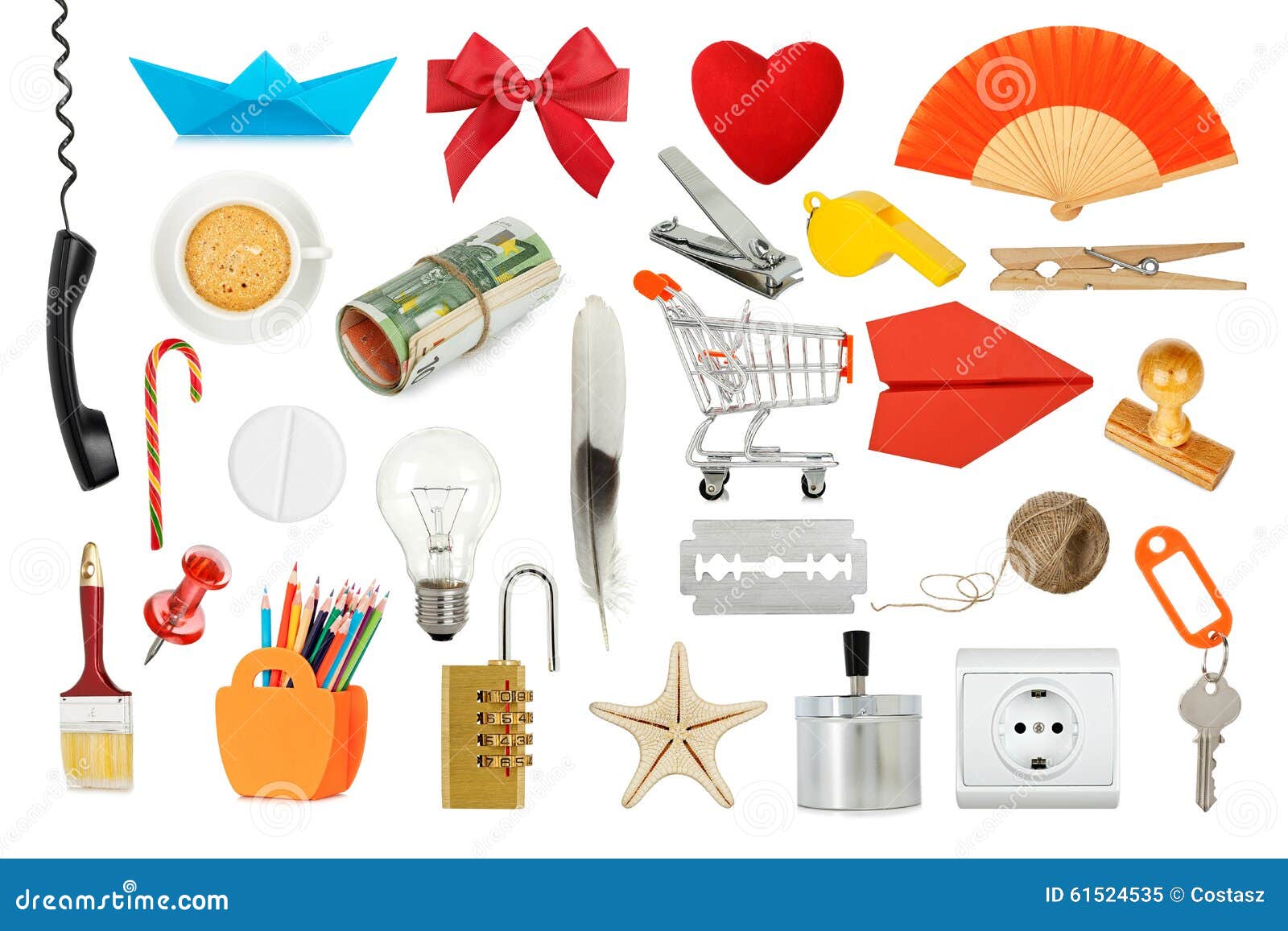 Variety Of Objects Stock Photo - Image: 61524535