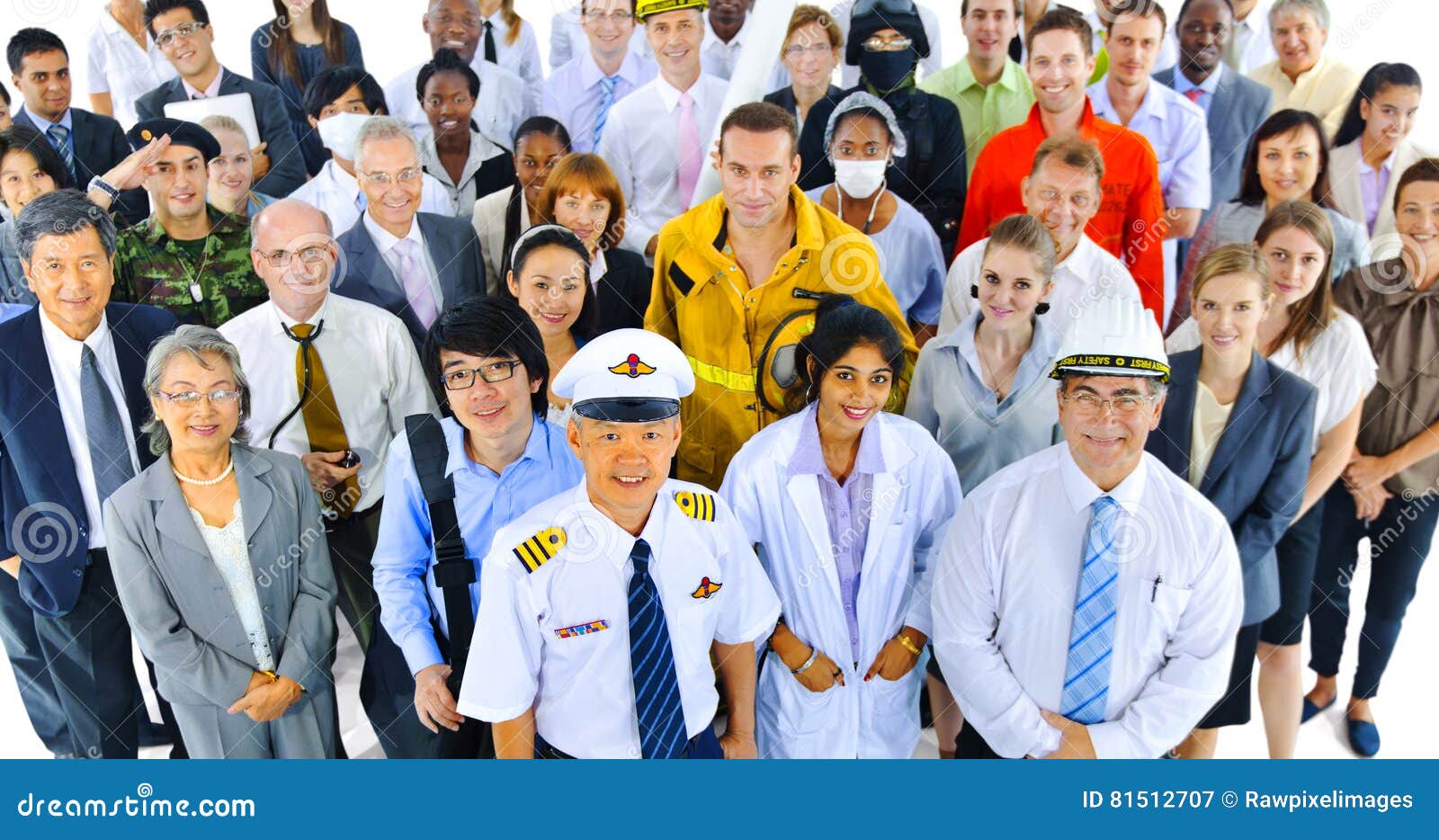 Variety Occupation Community Partnership Team Concept Stock Image ...