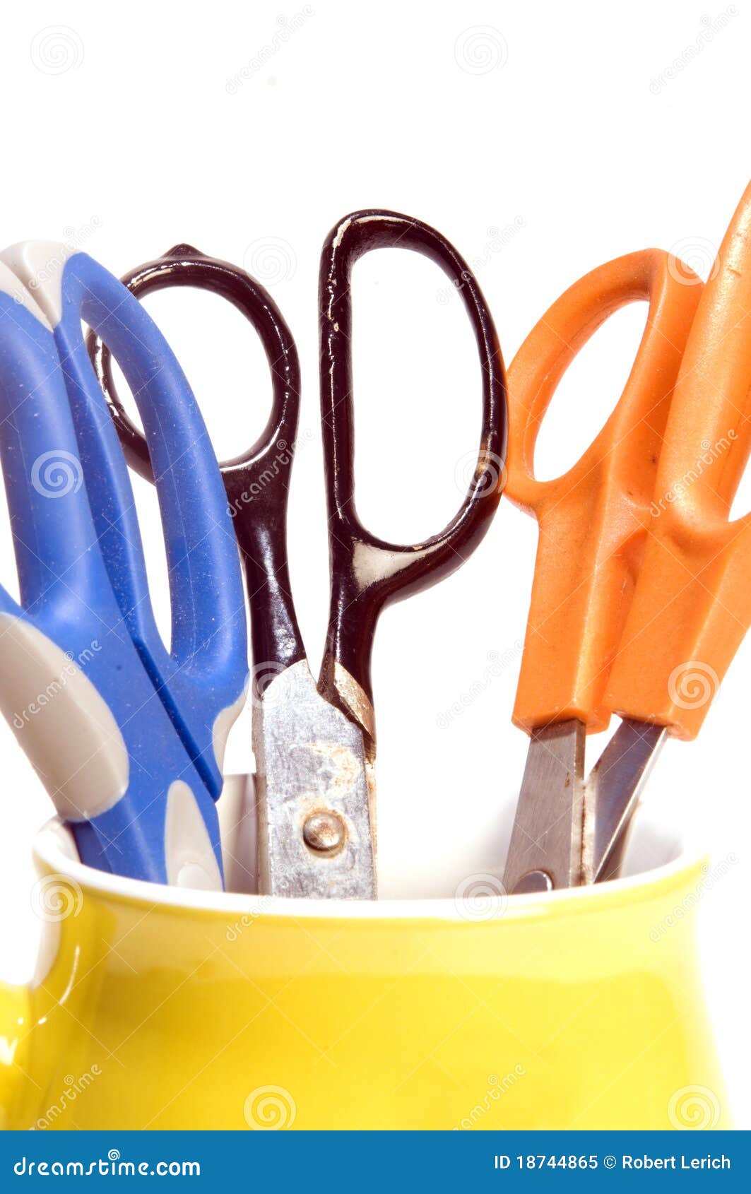 Variety Office Supply Scissors Stock Image - Image of cutting, variety ...