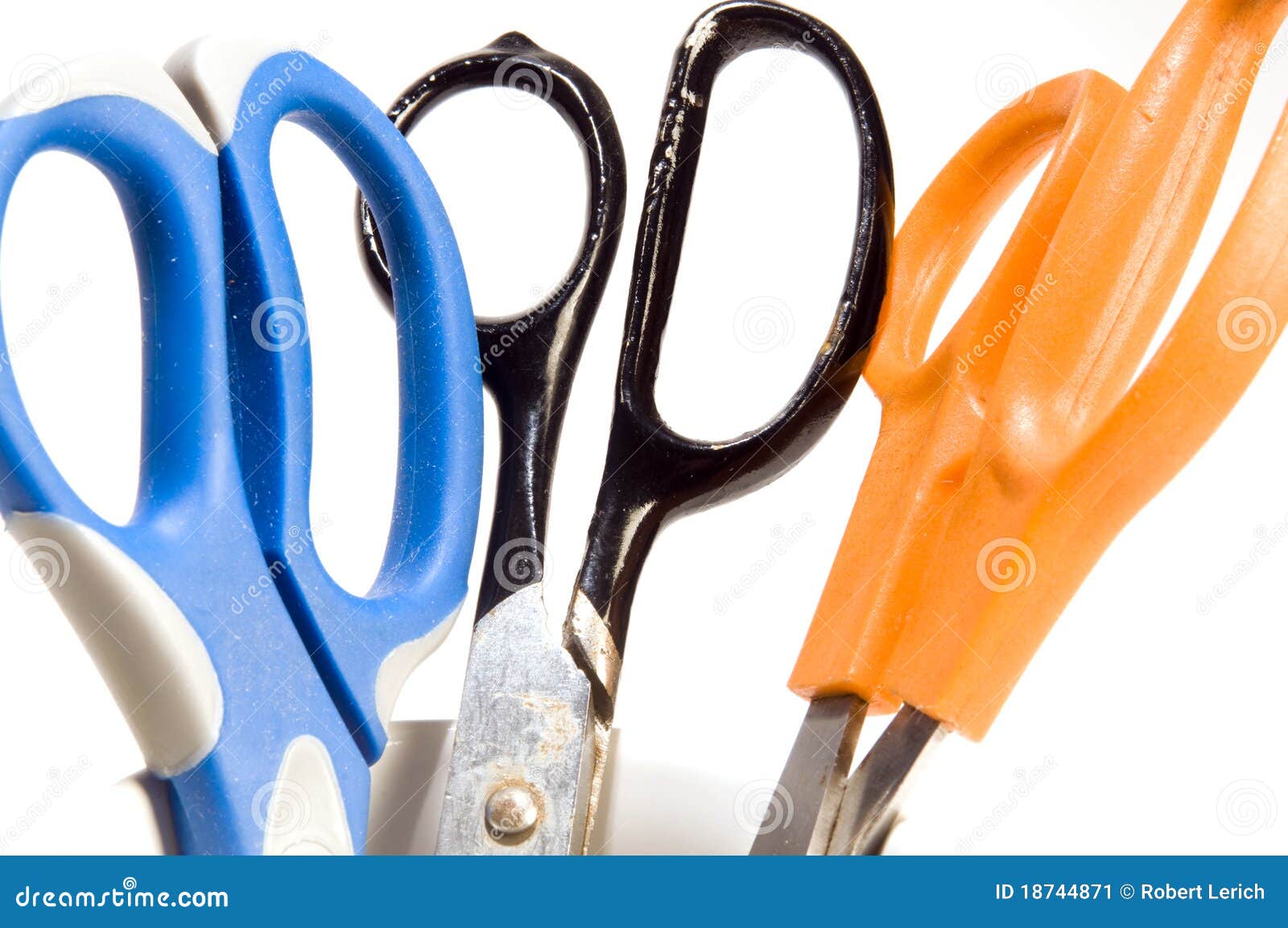 Variety Office Supply Scissors Stock Image - Image of group, scissor ...