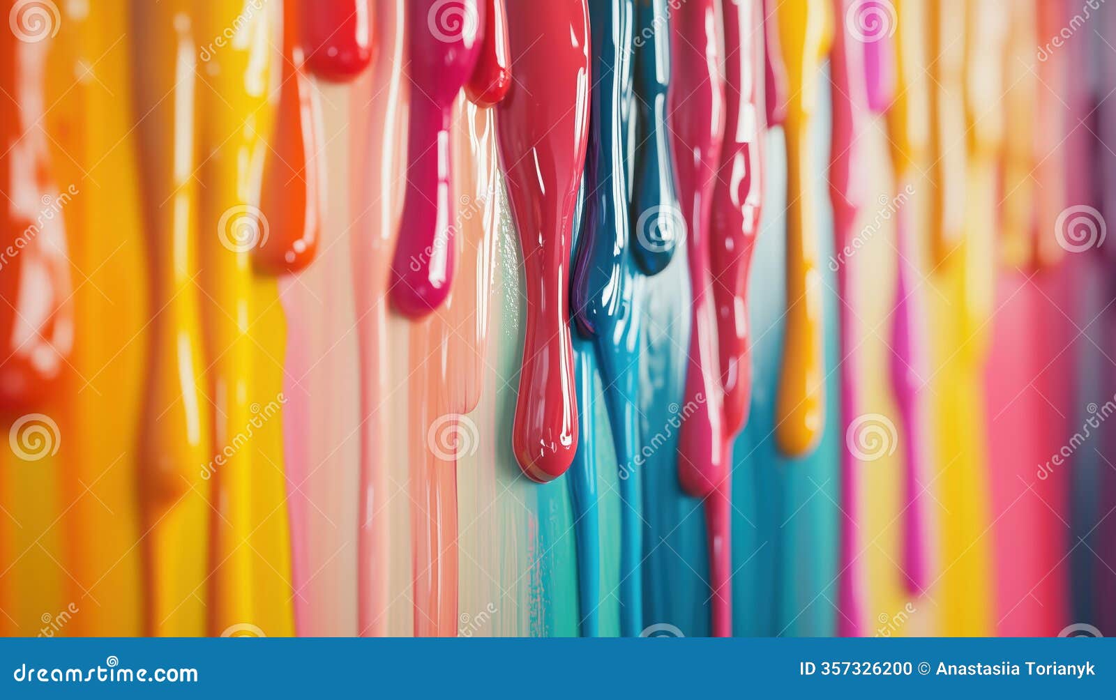 Variety of Paint Drips stock photo. Image of gloss, artwork - 357326200
