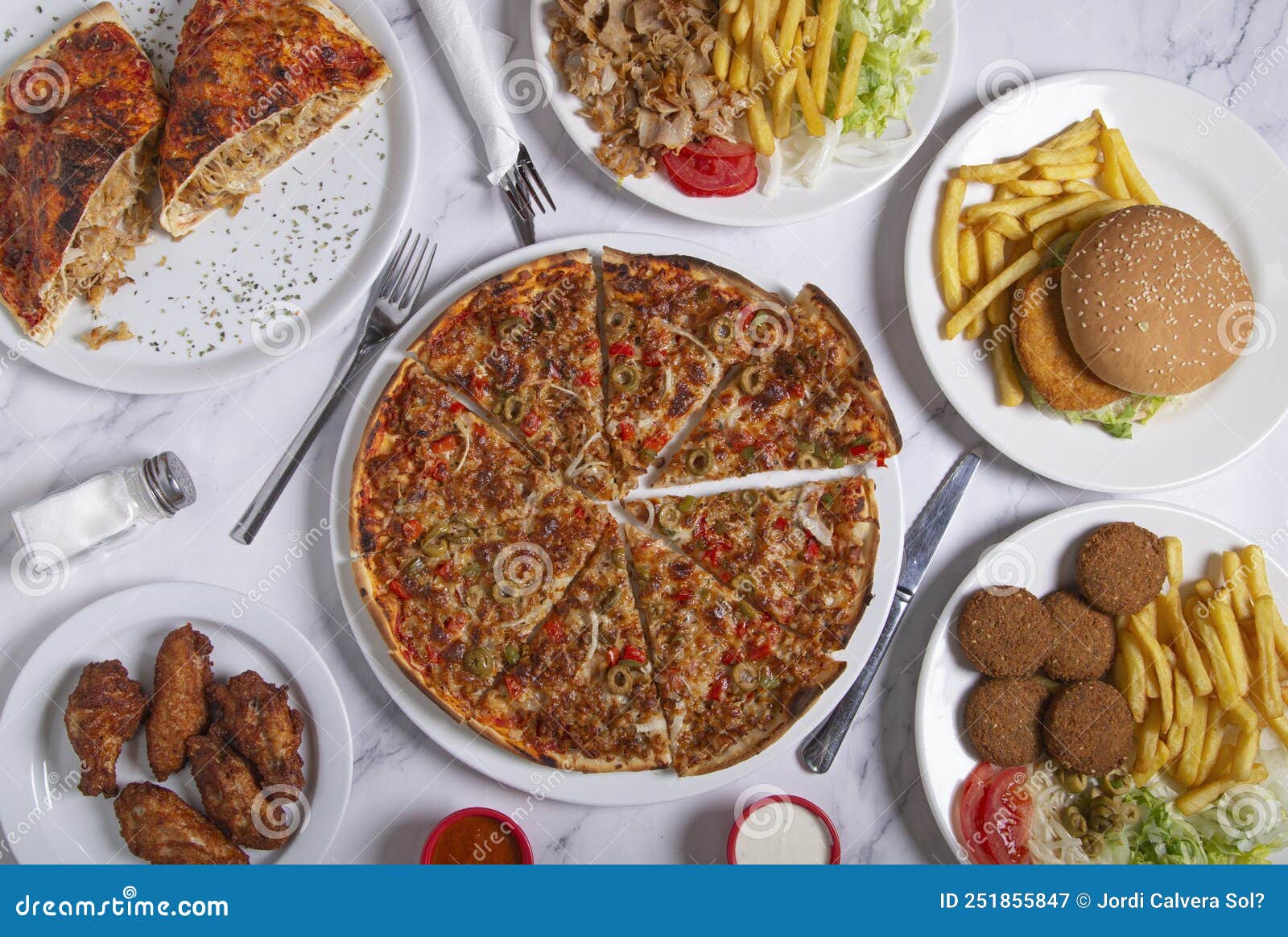 Variety of Pakistani Fast Food Dishes Stock Image - Image of nutrition ...