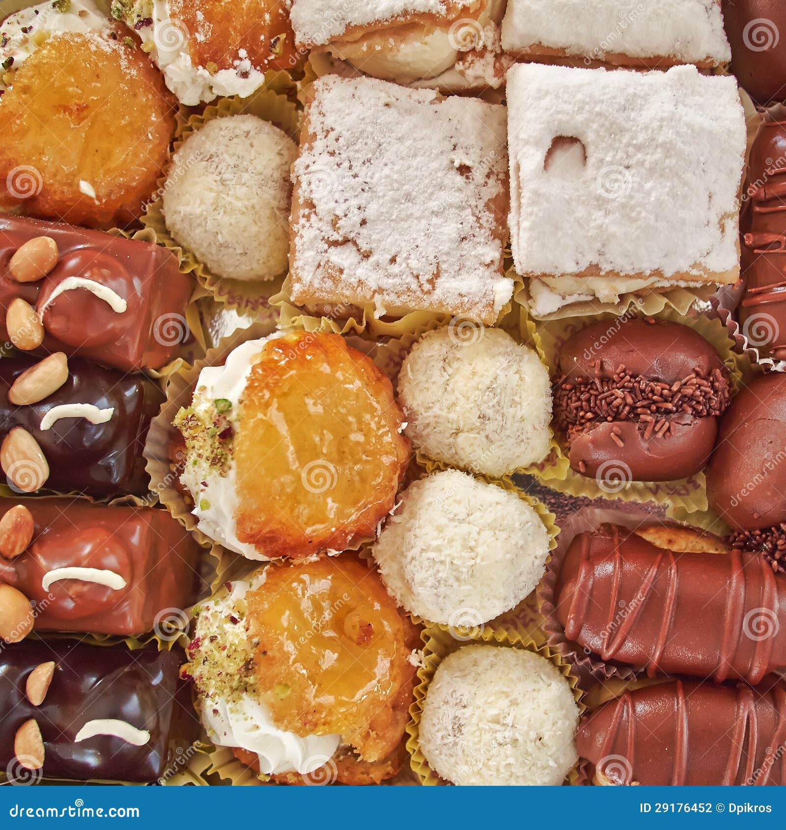 Variety of Pastries, Sweet Background Stock Photo - Image of ...