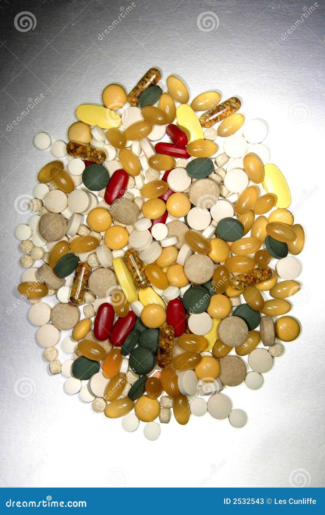 Variety of pills stock image. Image of capsules, alleviate - 2532543