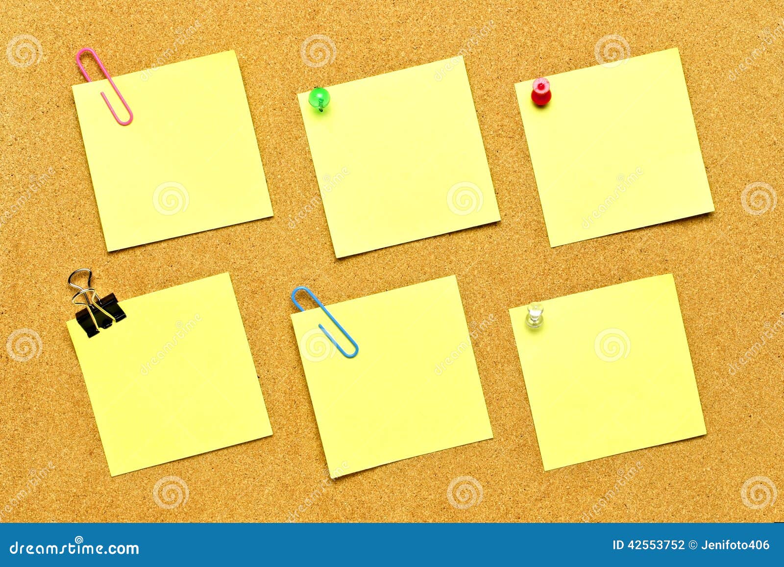 Variety of post it notes stock photo. Image of business - 42553752