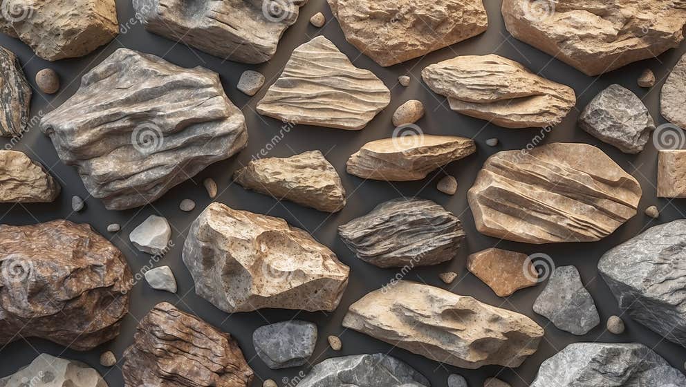 A Variety of Rock and Stone Textures Suitable for Diverse Media ...