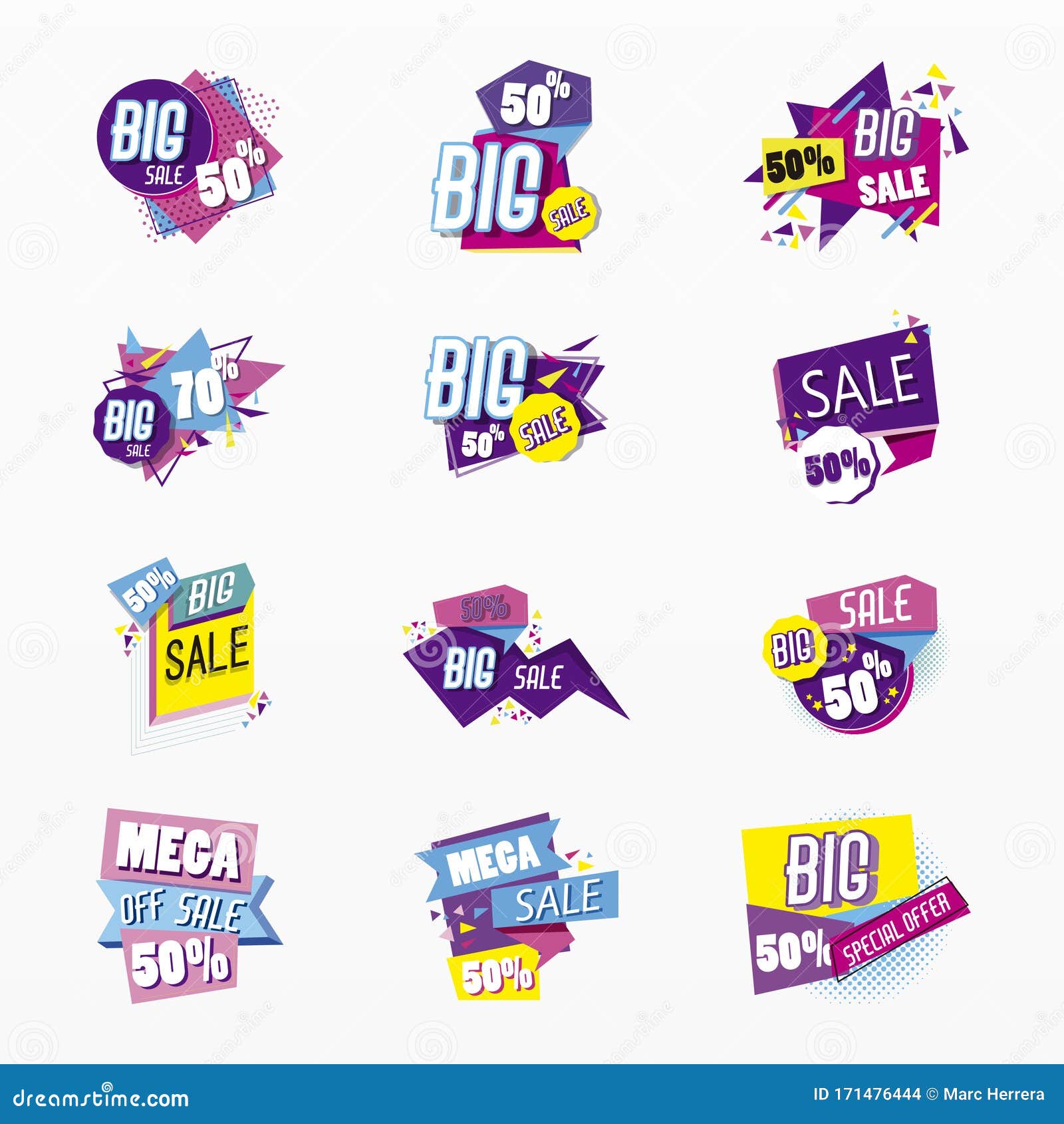 Variety of sales tag set stock illustration. Illustration of quality ...