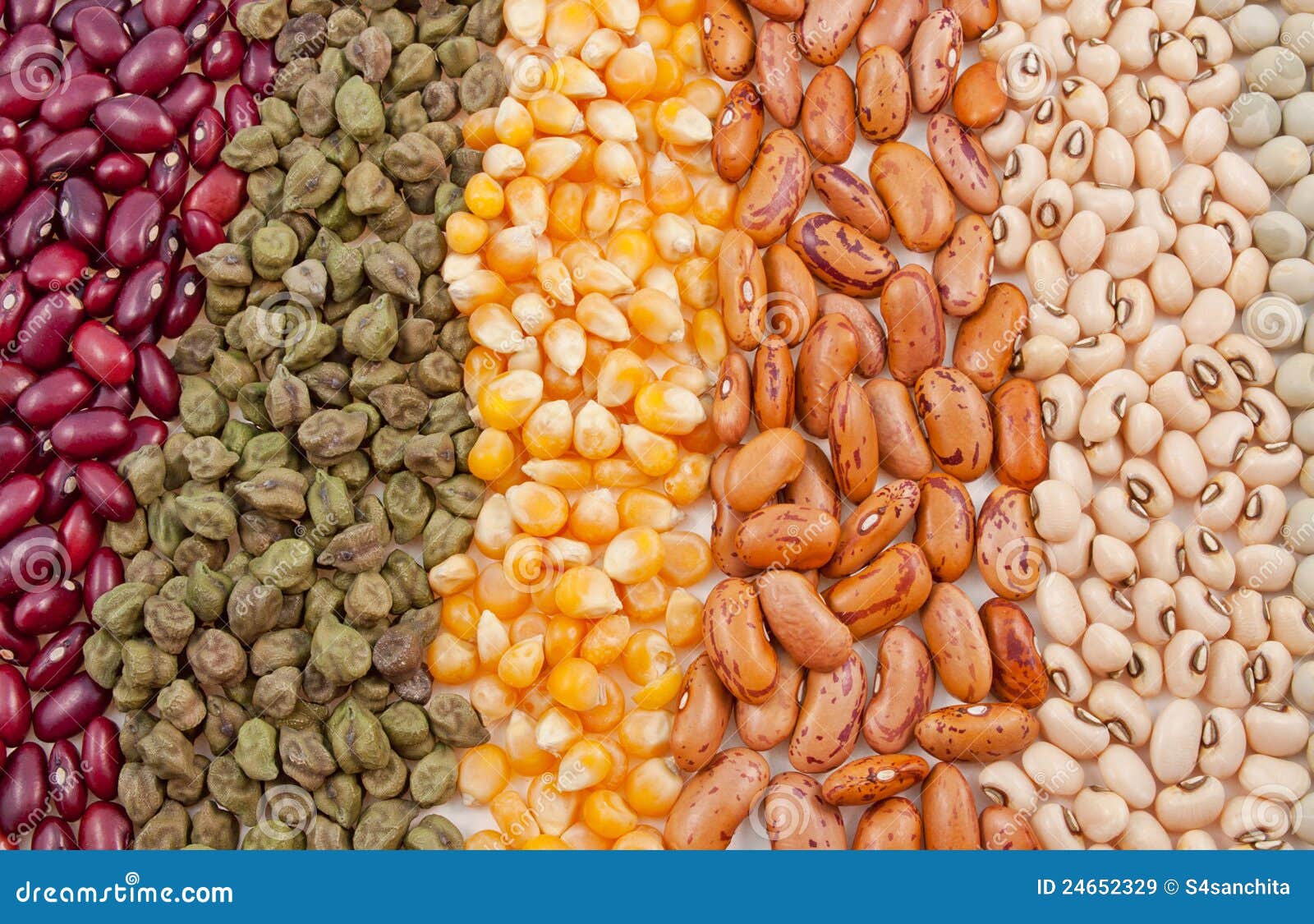 Variety of seeds stock image. Image of food, bean, pulse - 24652329