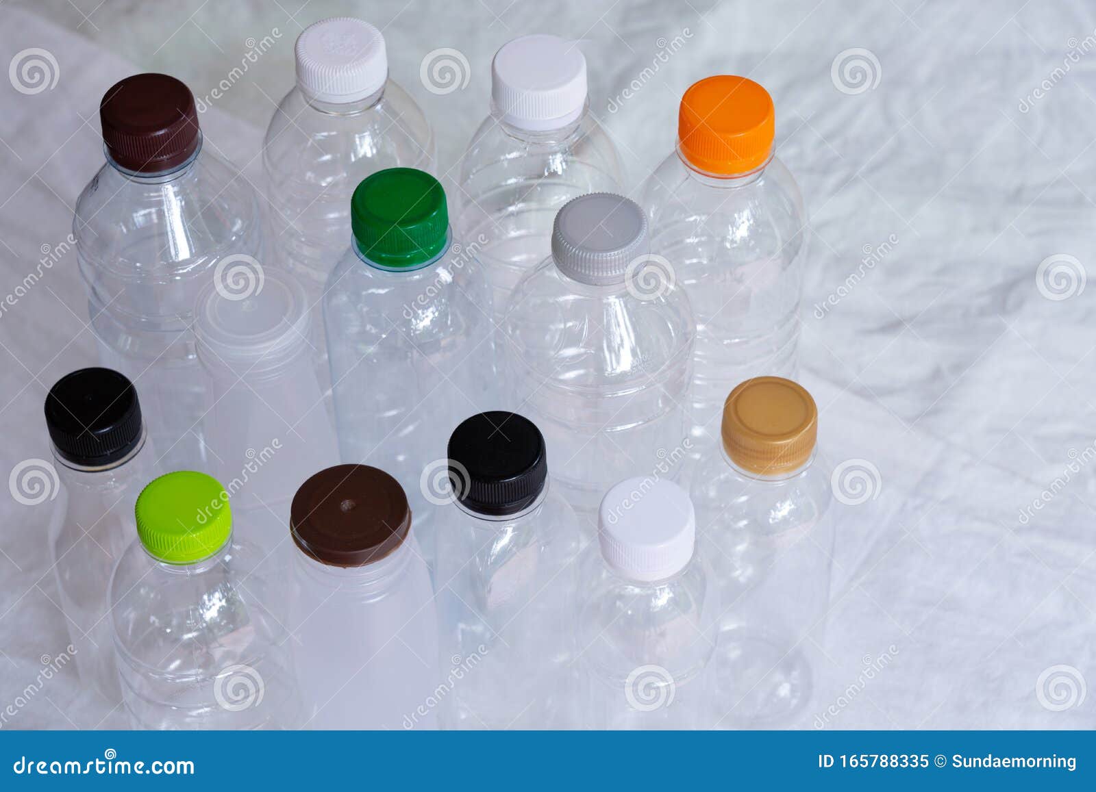 Variety Shape and Color of Empty Plastic Container Bottles, Reuse ...