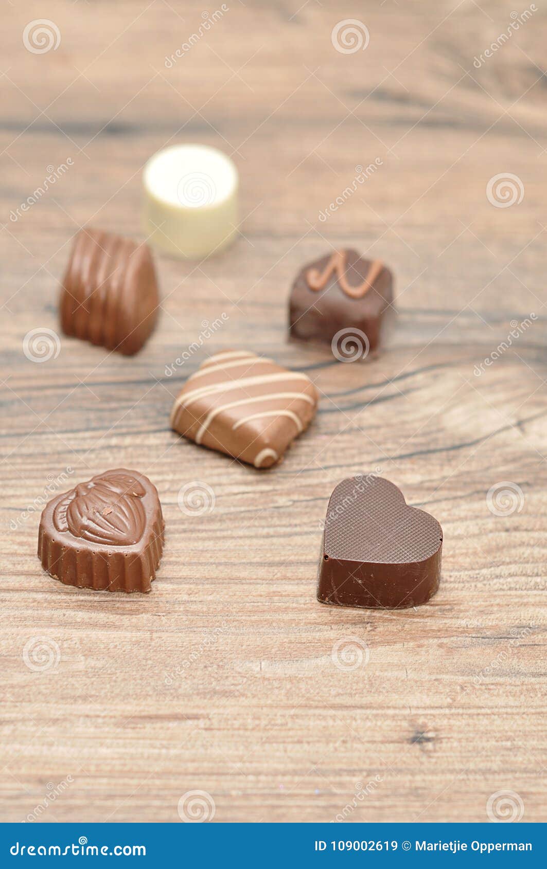 A Variety of Small Chocolates Stock Image - Image of decorative, candy ...