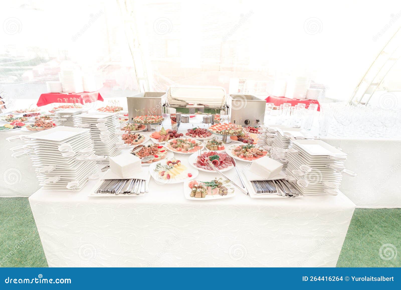 Variety of Snacks and Dishes on the Table in the Restaurant Stock Photo ...