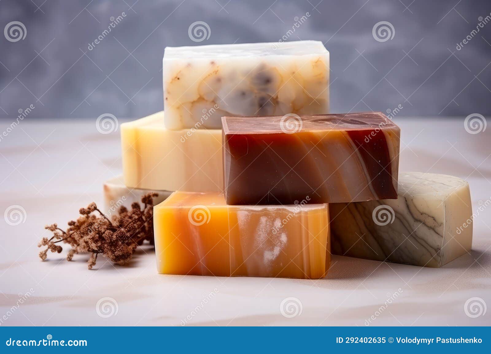 Variety of Soaps are Arranged on Table Top. Generative AI Stock Image ...
