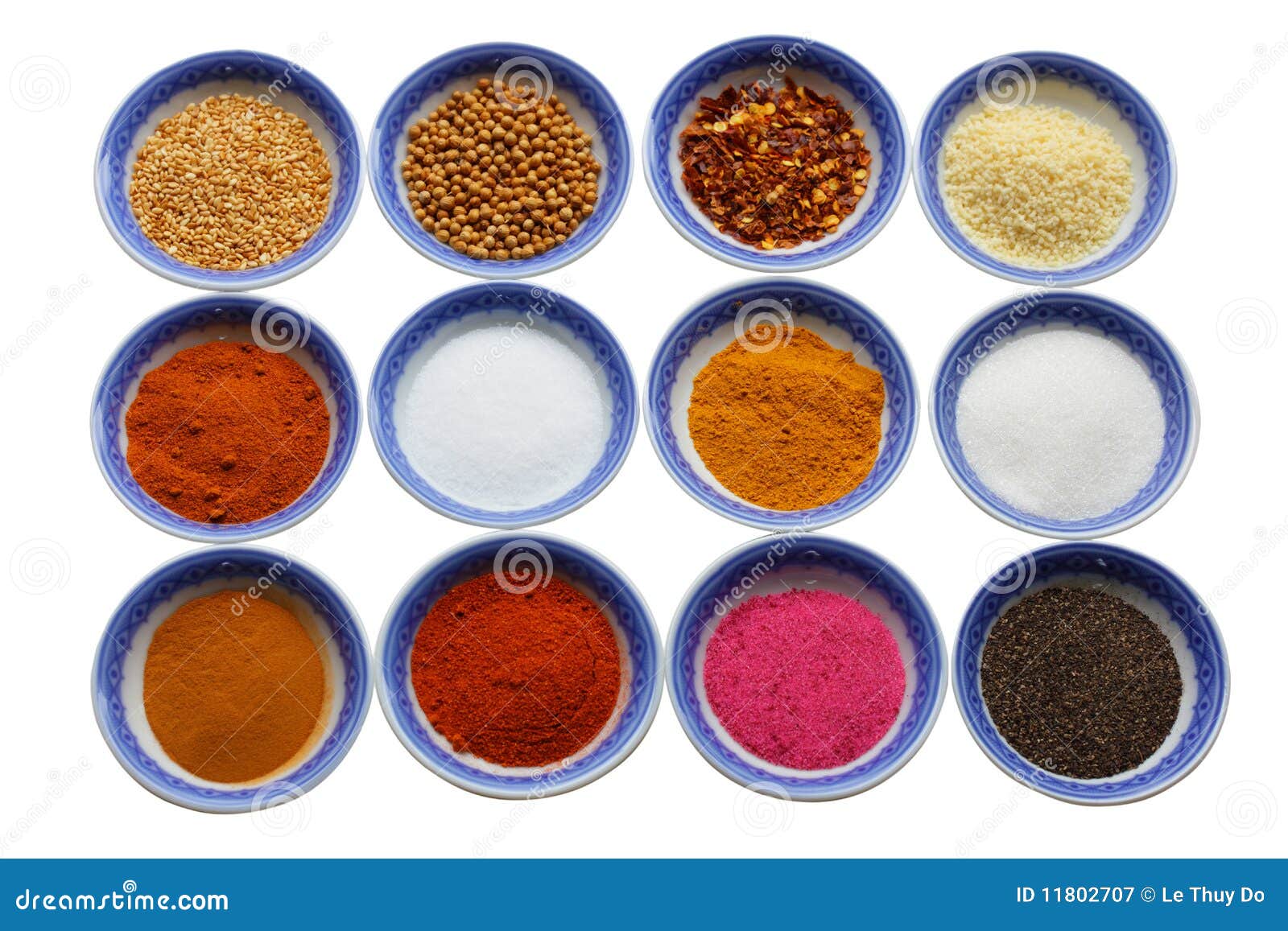 Variety of spices stock image. Image of aromatic, eating - 11802707