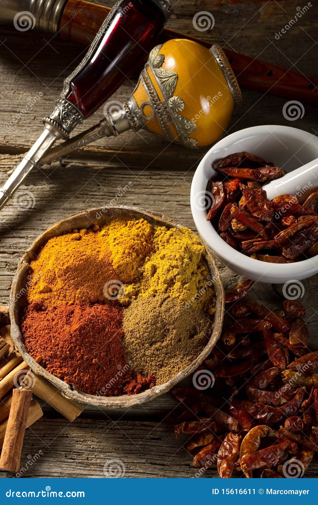 Variety of spices stock image. Image of pepper, close - 15616611