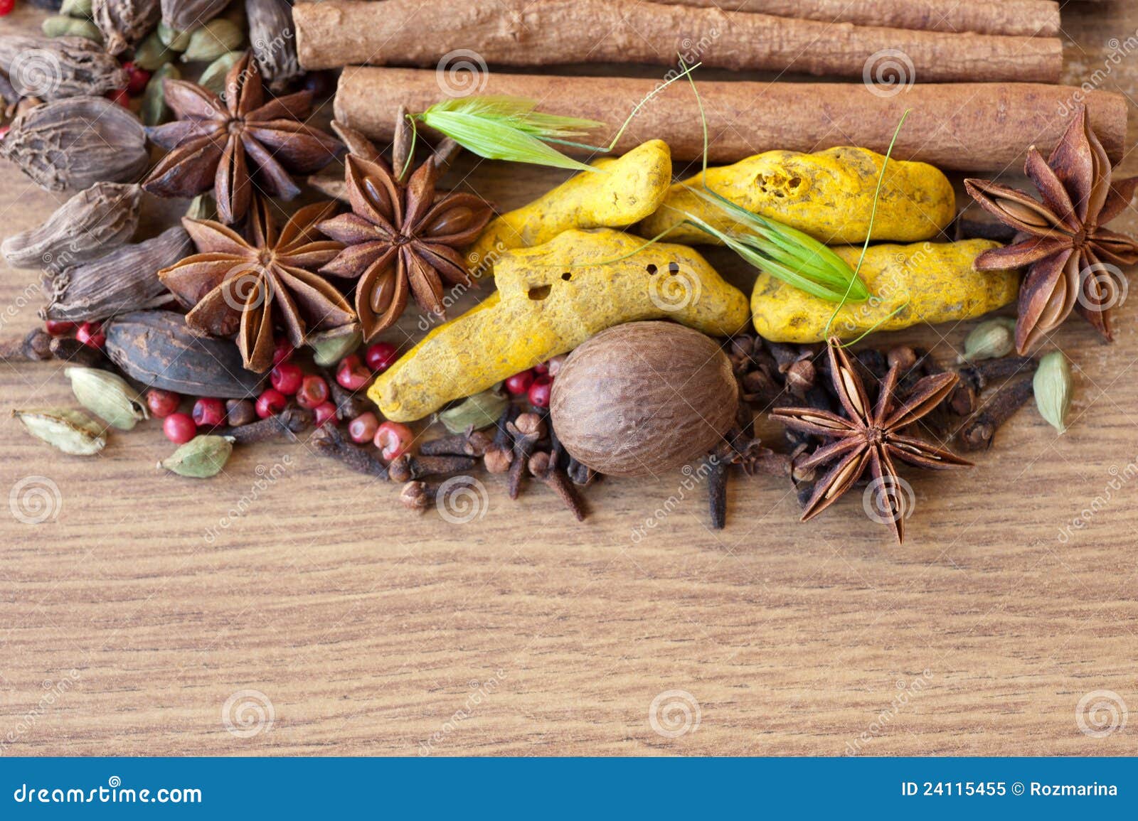 Variety of spices stock image. Image of market, cooking - 24115455