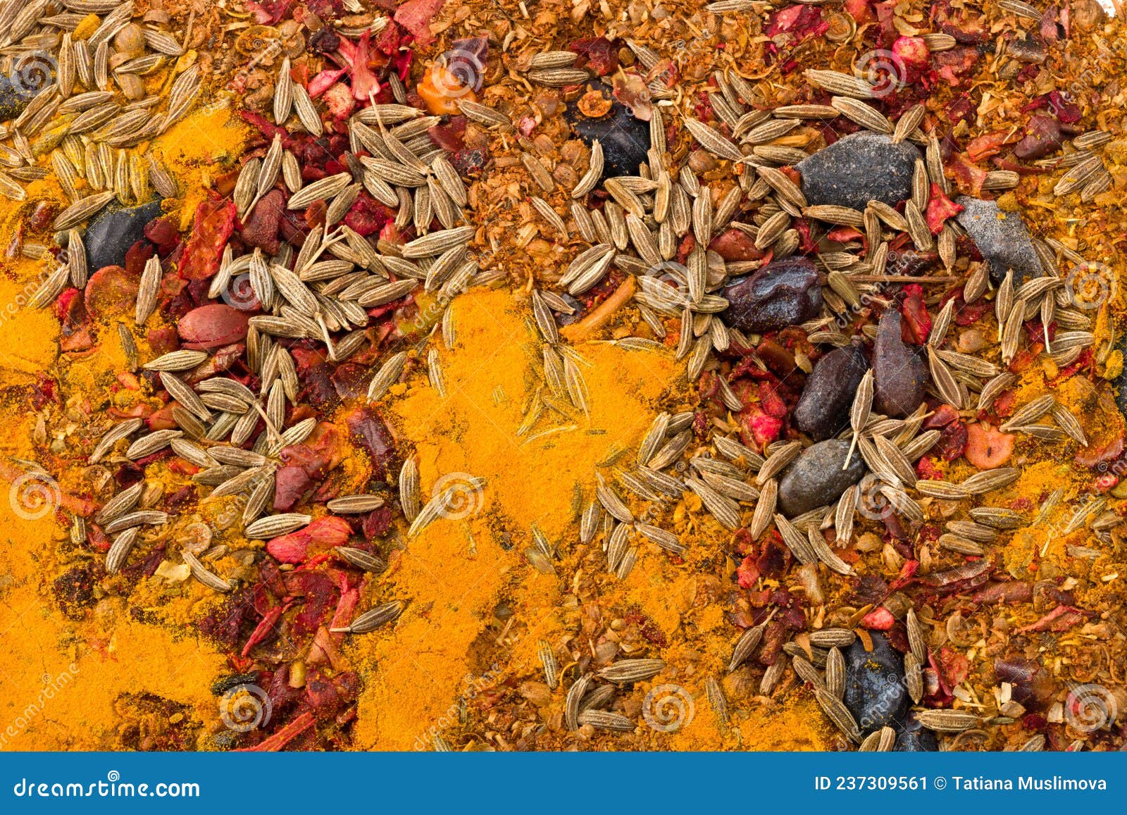 Variety Spices and Herbs on Background. Spices Texture Stock Image ...