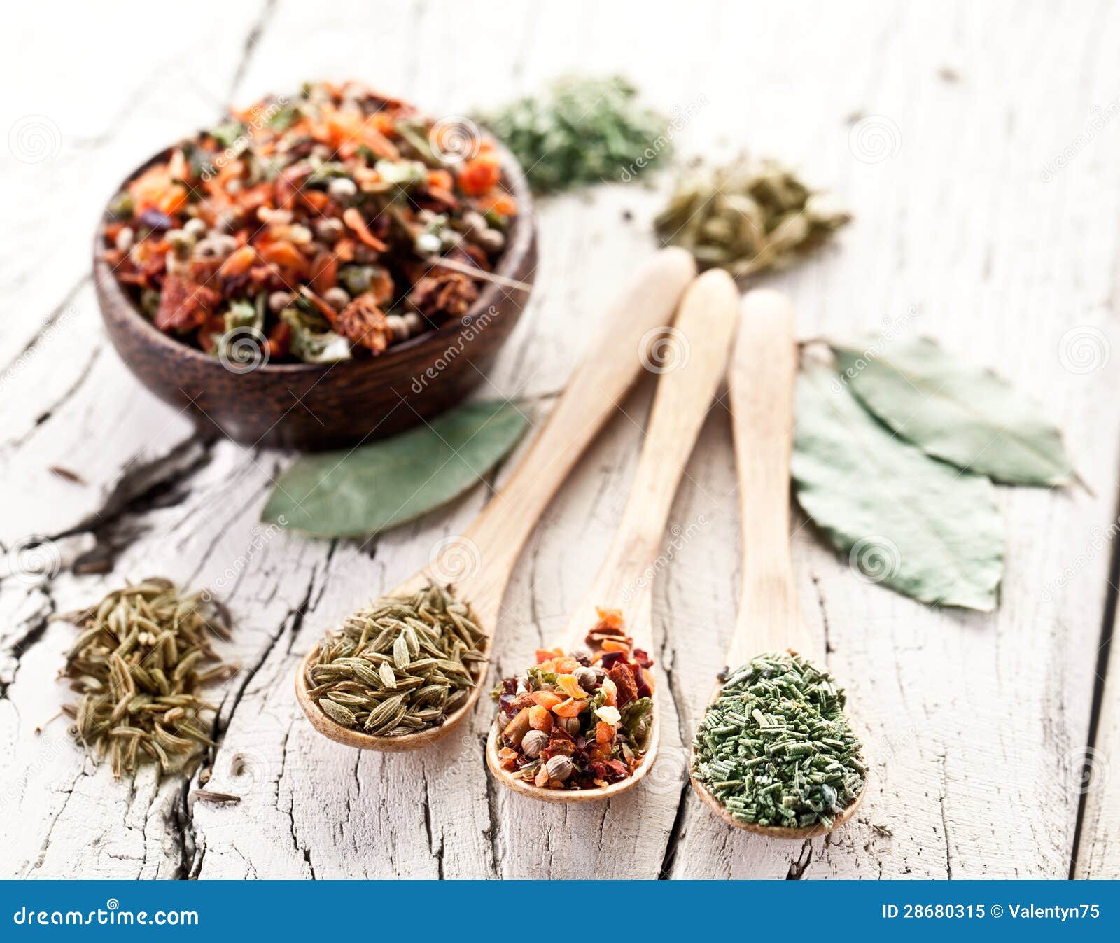 Variety of Spices in the Spoons. Stock Image - Image of spices, aroma ...