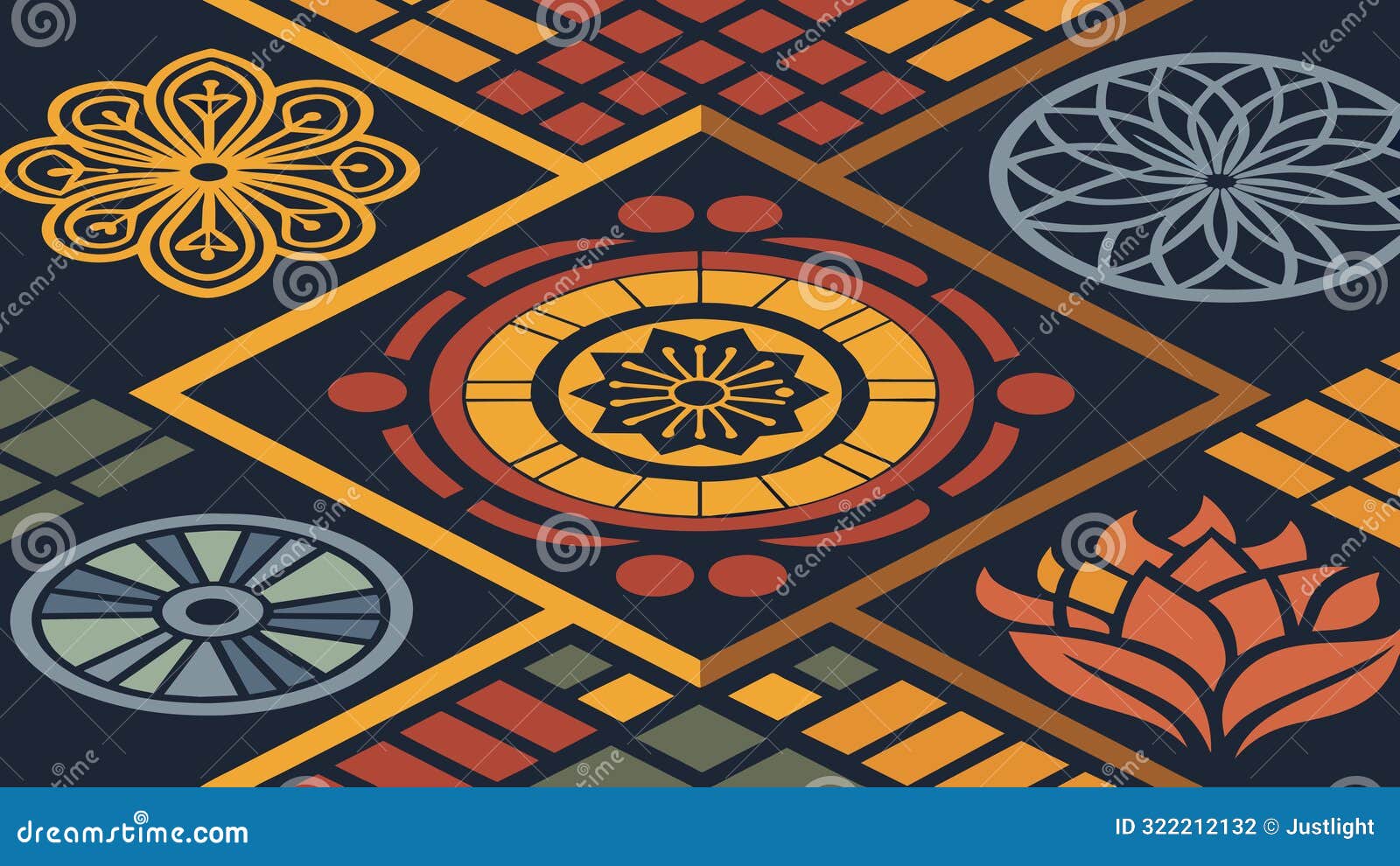 A Variety of Stamping Patterns Being Used Simultaneously Creating a ...