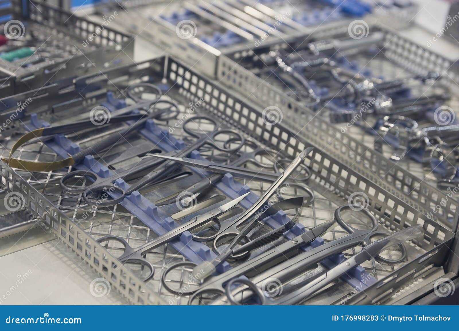 Variety of Surgical Instruments on the Table Stock Image - Image of ...