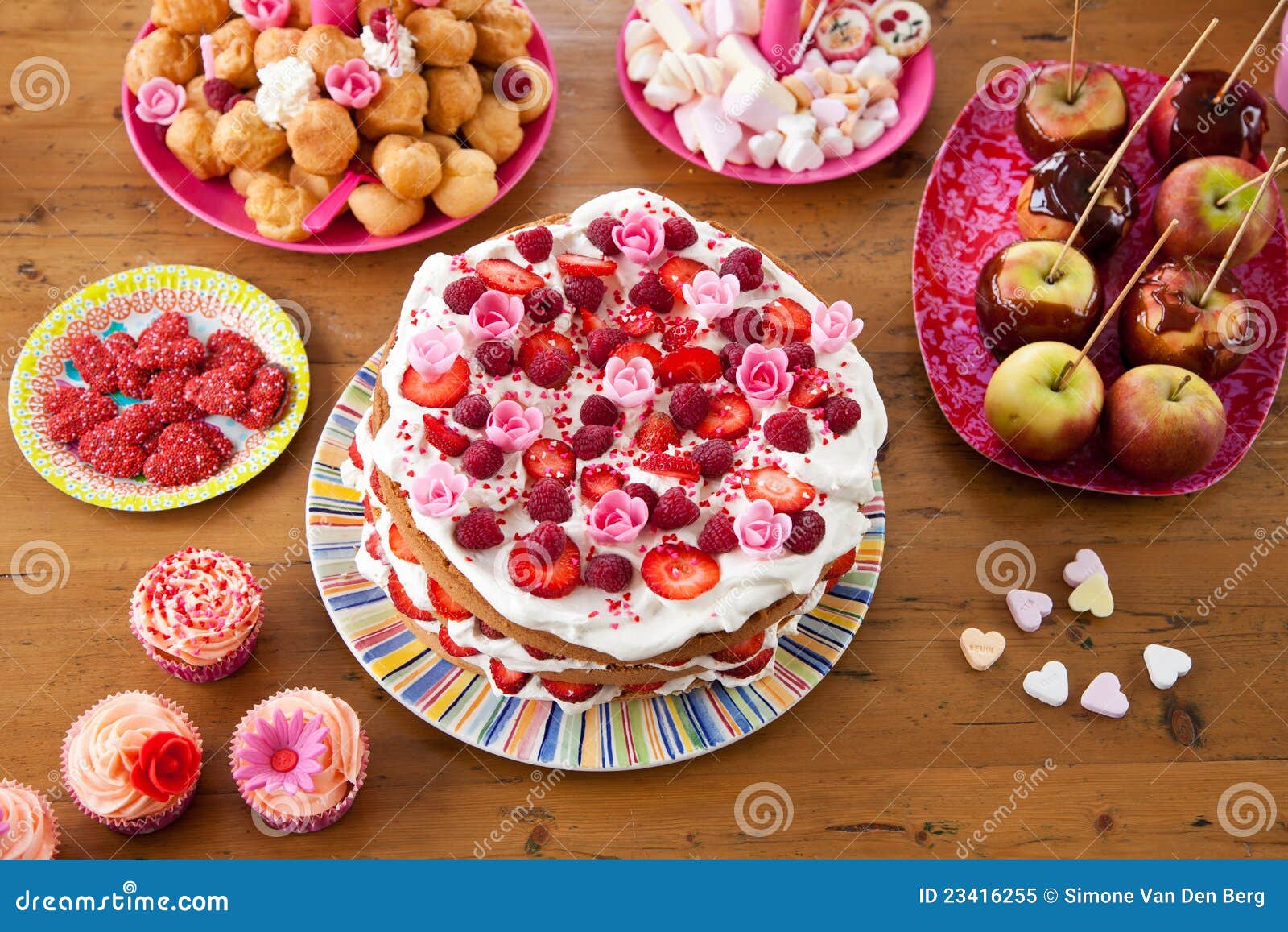Variety of Sweet Treats on a Table Stock Image - Image of dessert ...