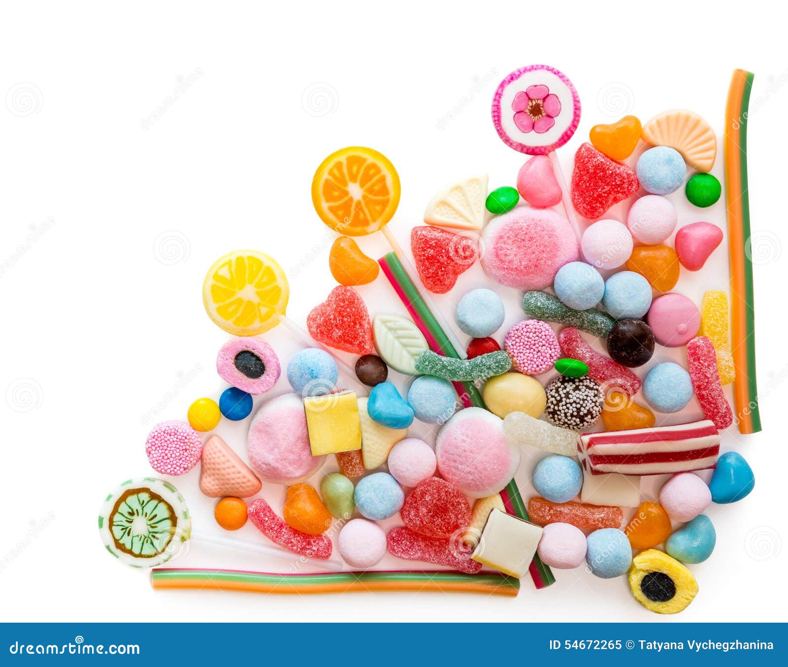 Variety of sweets stock image. Image of marmalade, collage - 54672265