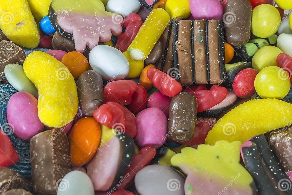 A variety of sweets stock photo. Image of assorted, festive - 79134354