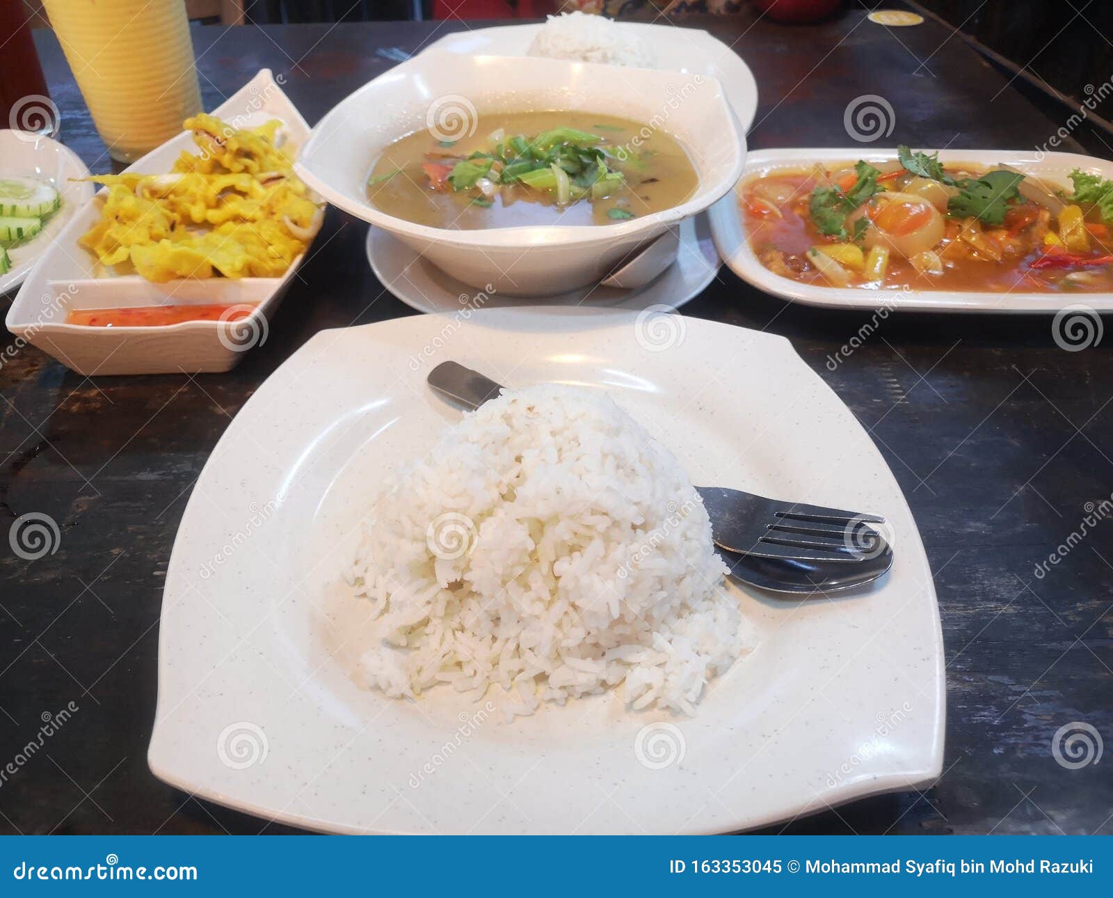 Variety Thai Meal Boxes. Royalty-Free Stock Photography | CartoonDealer ...