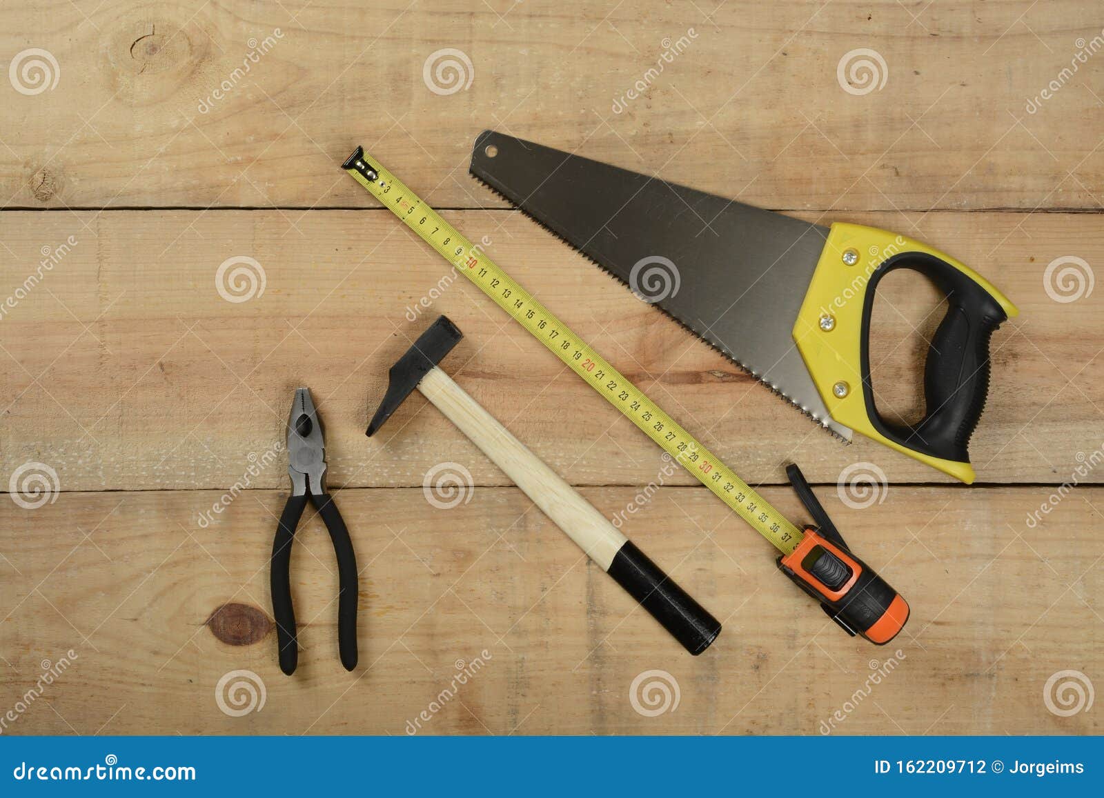 Variety of tools stock photo. Image of pliers, view - 162209712