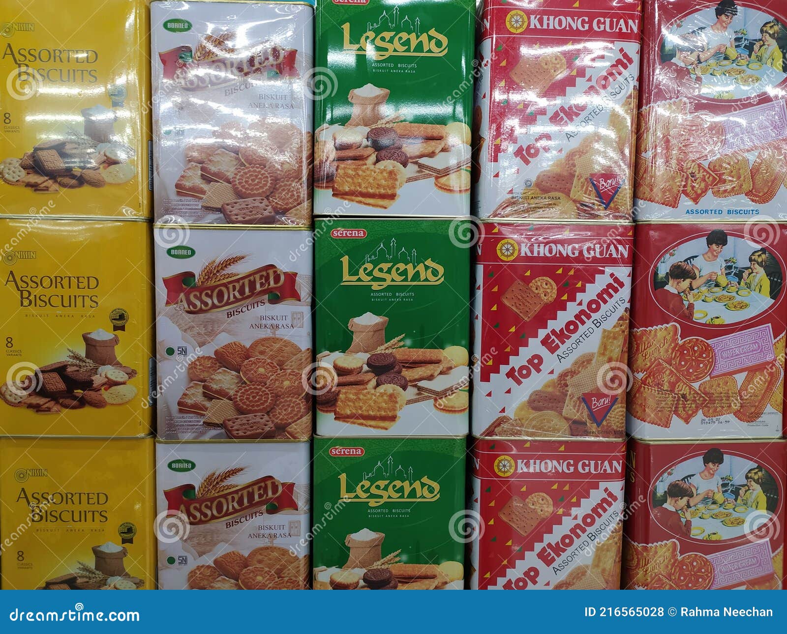 A Variety of Traditional Biscuits that are Timeless Editorial Stock ...