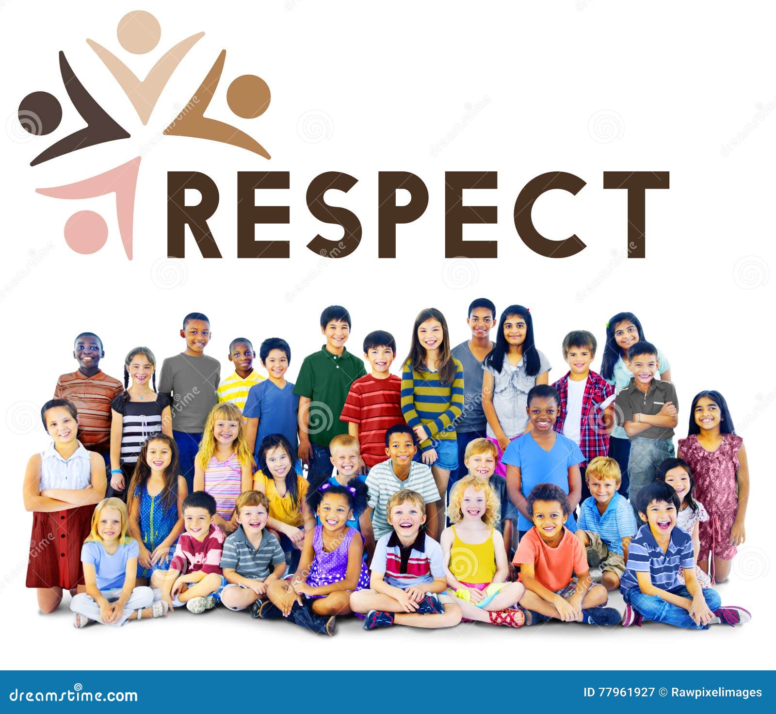 Variety Unity Treatment Togetherness Graphic Concept Stock Image ...