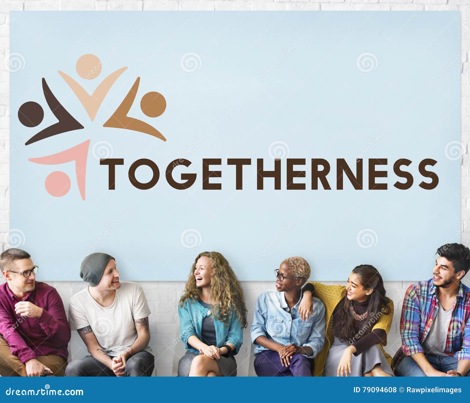 Variety Unity Treatment Togetherness Graphic Concept Stock Photo ...