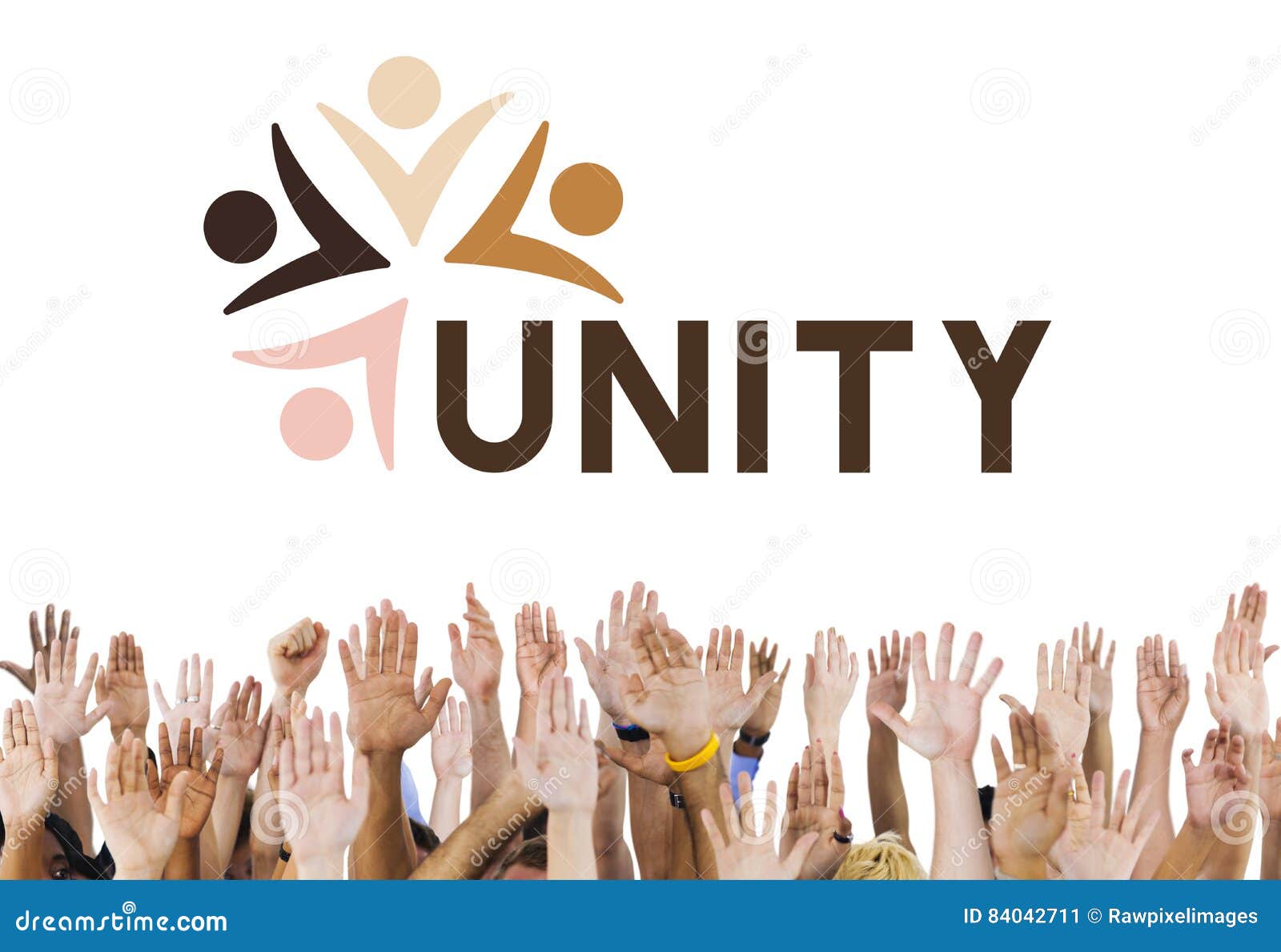 Variety Unity Treatment Togetherness Graphic Concept Stock Image ...